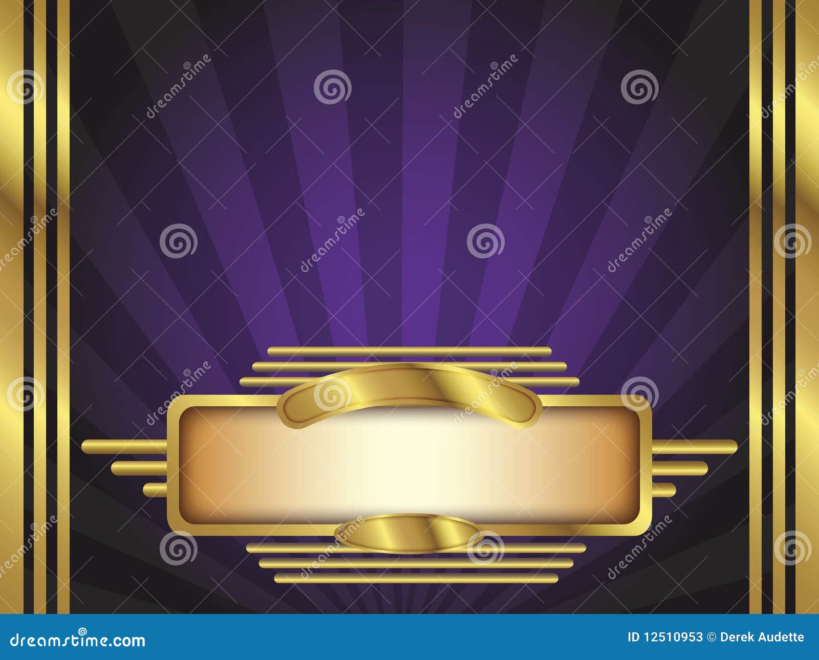 Royal Purple And Gold Background