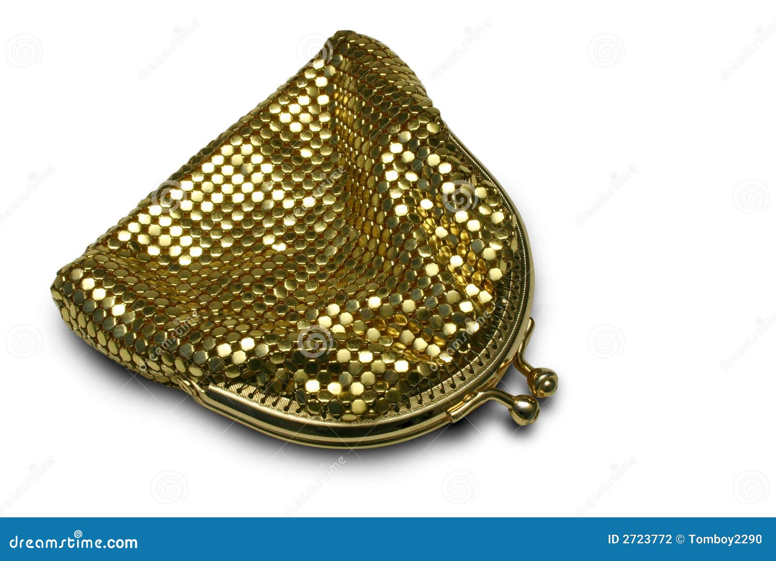 Gold Purse stock photo. Image of retro, fashion, clasp - 2723772
