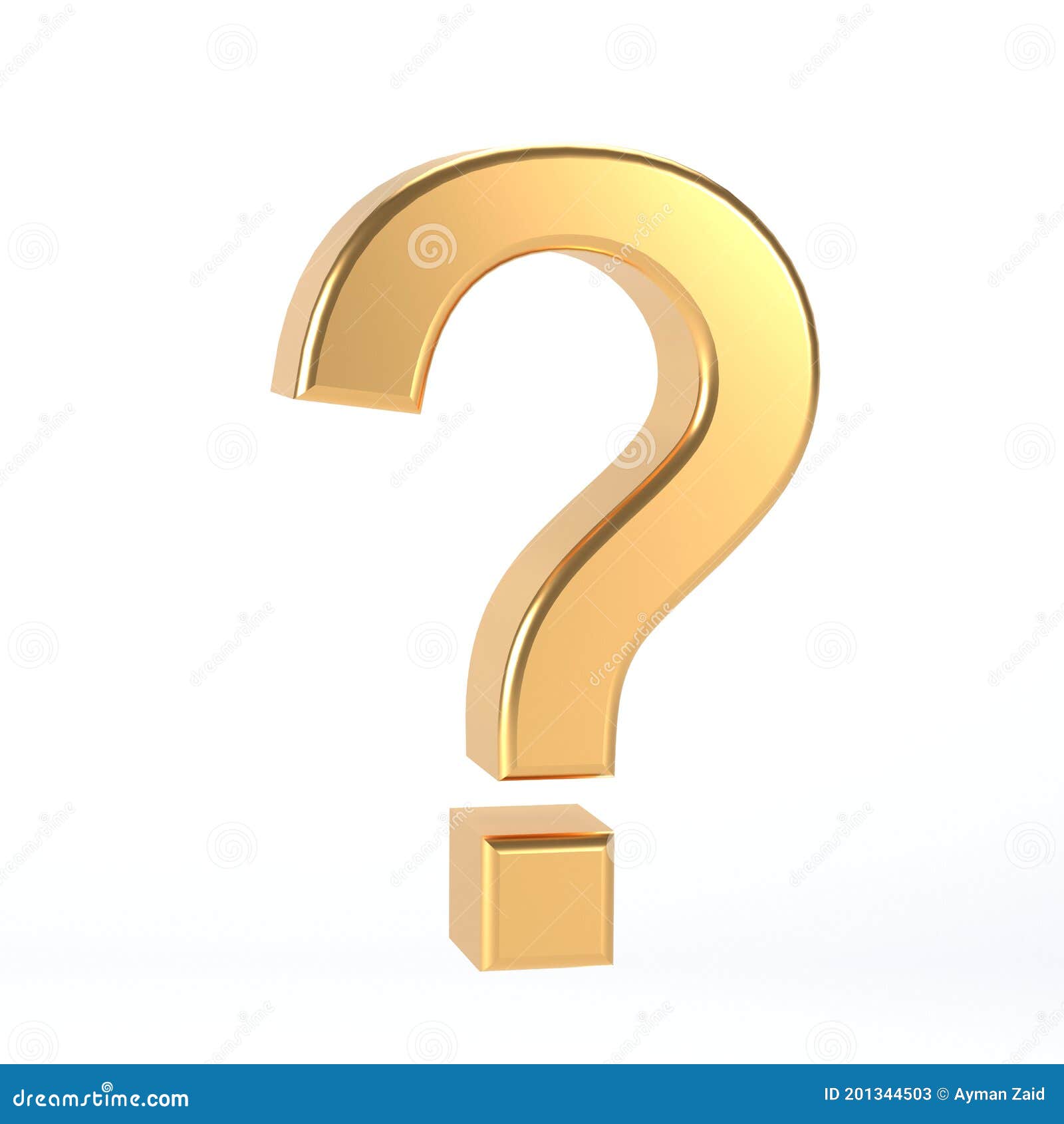 Gold Question Mark Isolated - Golden Text Symbol - 3d Stock ...
