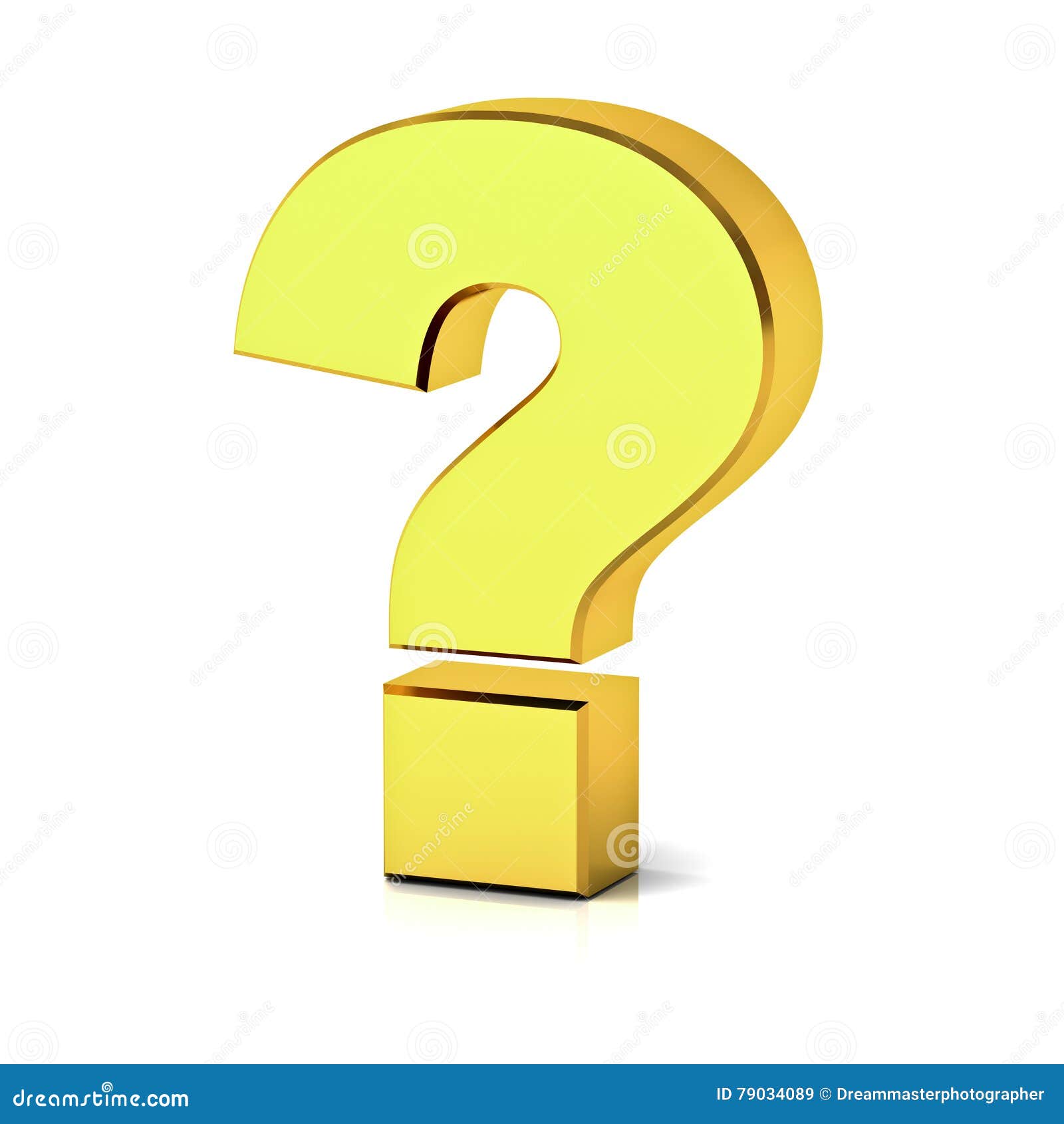 Gold Question Mark In A Box Stock Photo | CartoonDealer.com #19661196