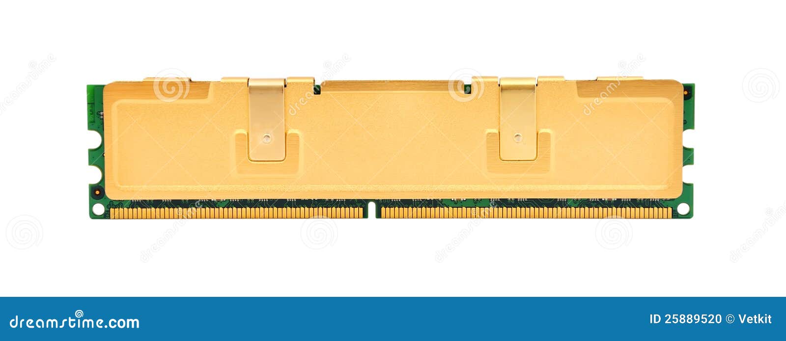 Gold ram stock photo. Image of chip, green, memories - 25889520