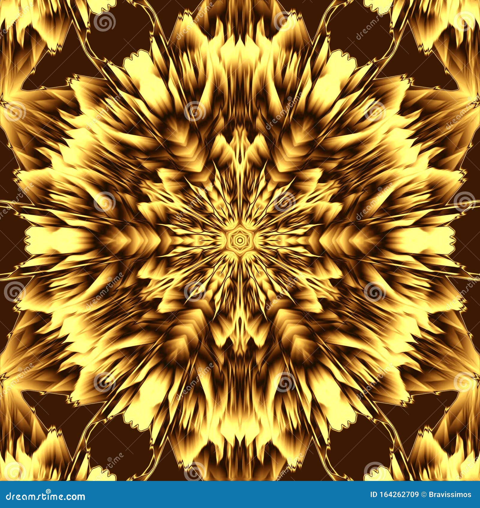 Gold Ray Background and Glowing Beam Texture, Graphic Illustration ...