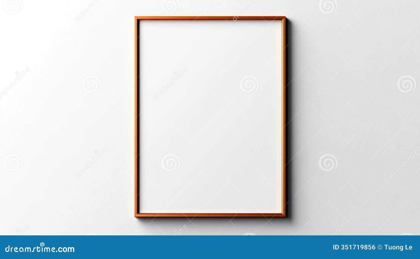 Gold Rectangular Frame with Rounded Corners on White Background ...