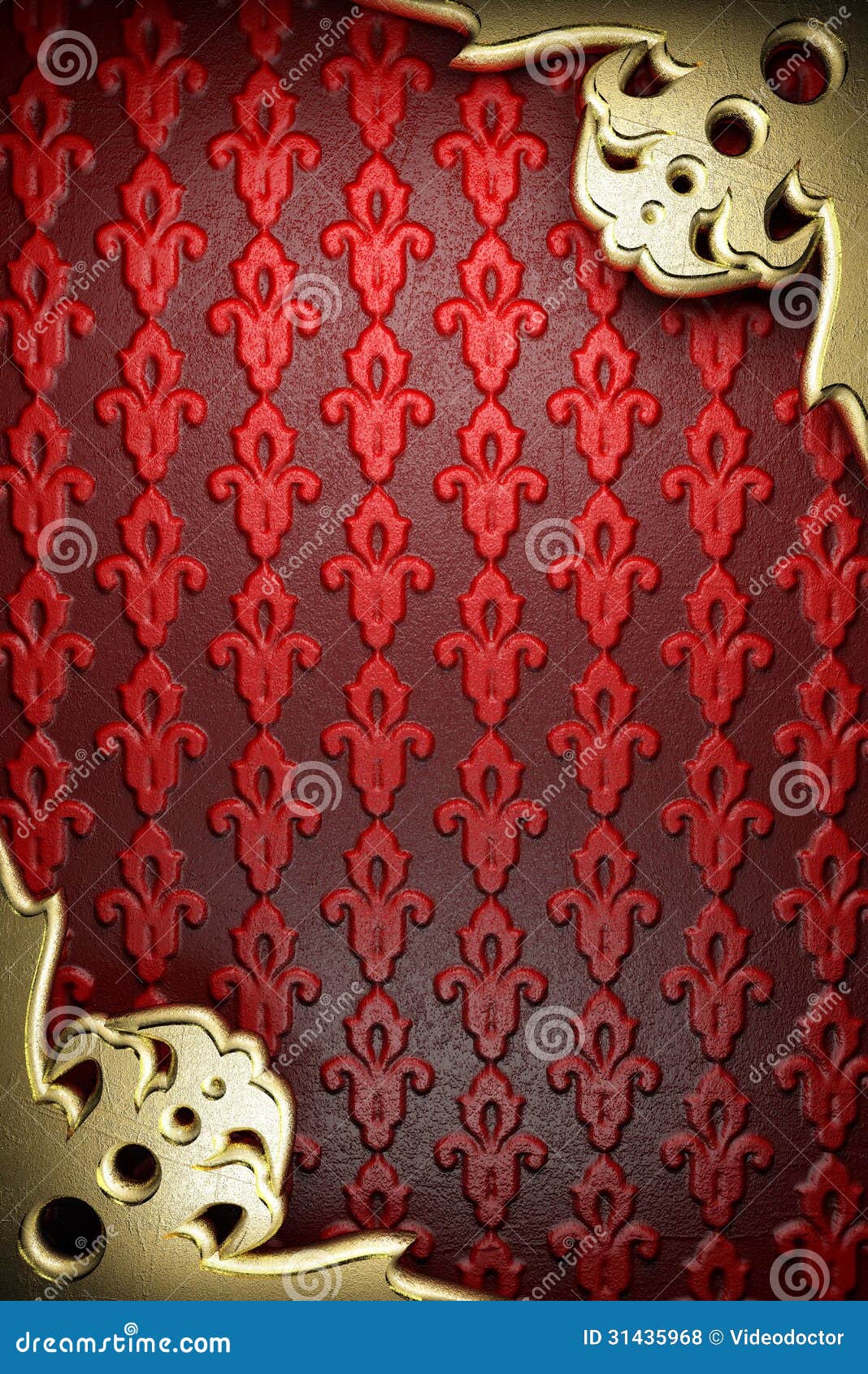 Gold on red background stock illustration. Illustration of grunge ...