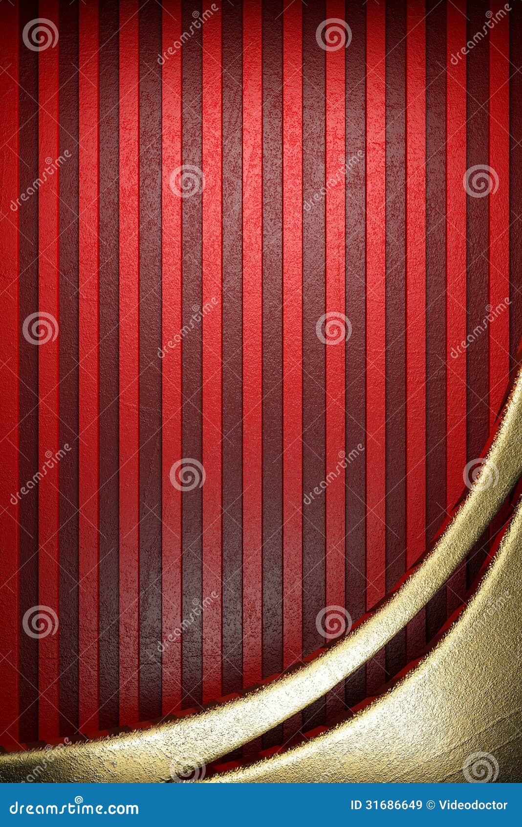 Gold on red background stock illustration. Illustration of style - 31686649