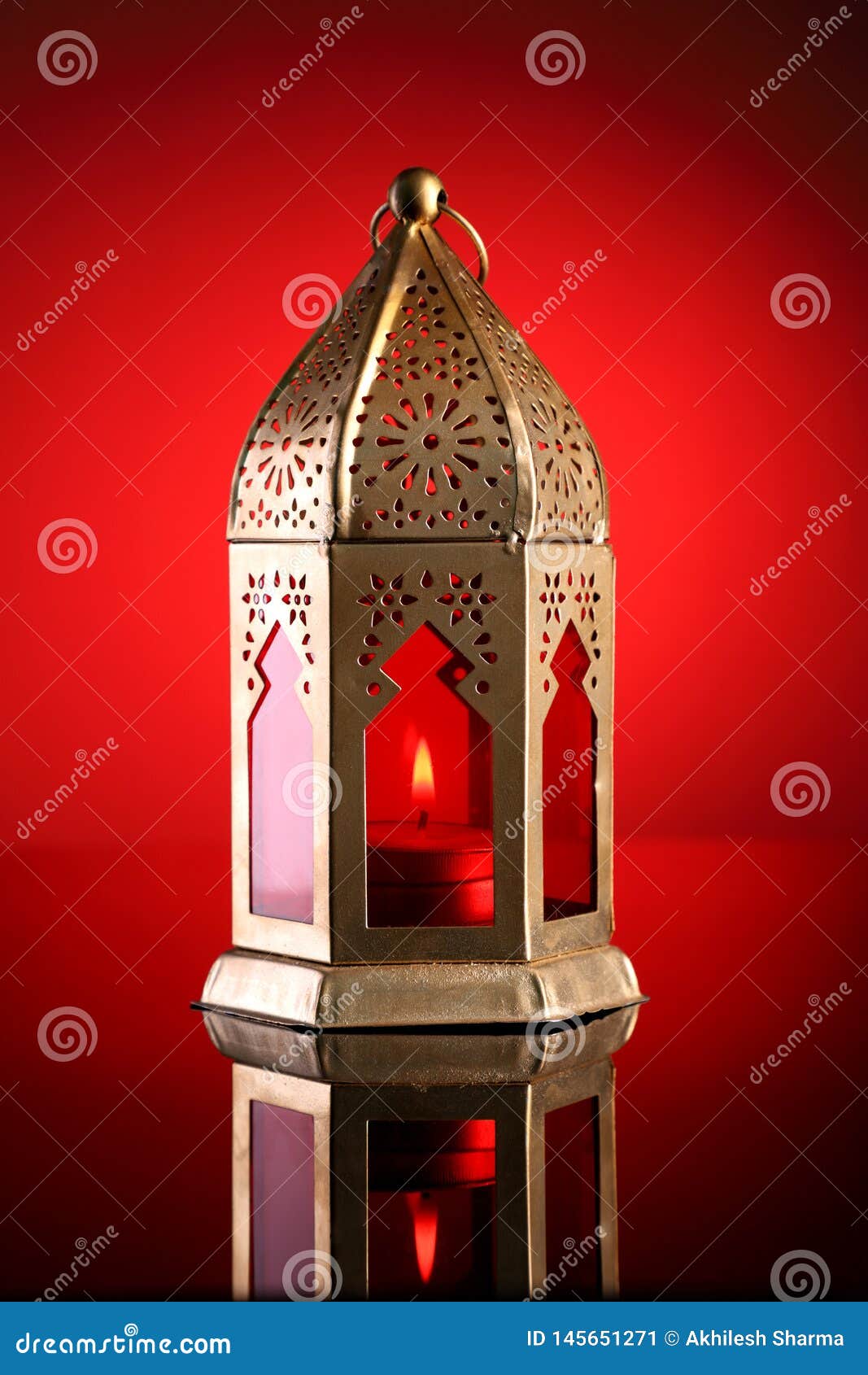 Islamic Lantern And Mosque Decoration Background Stock Photography ...