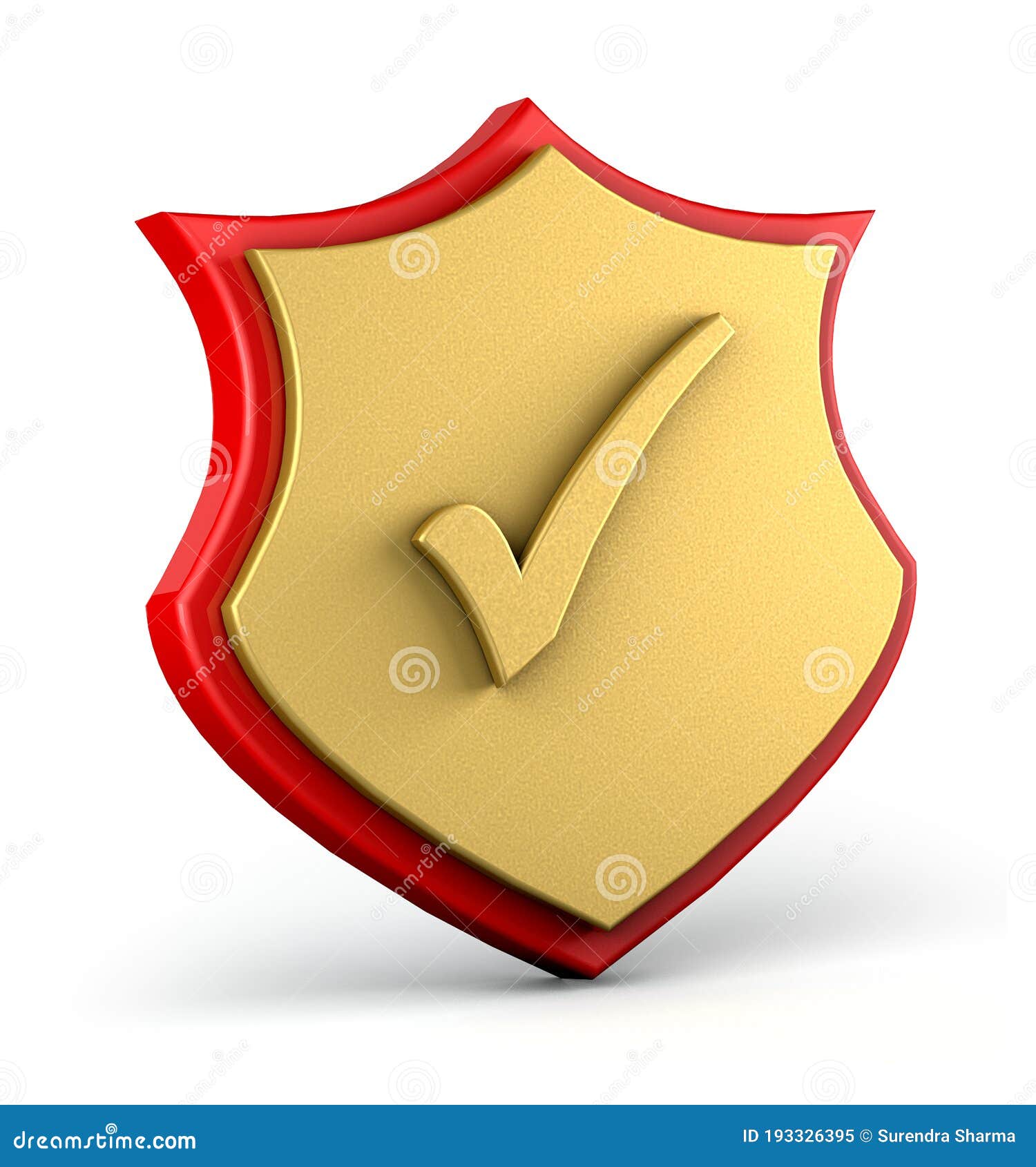 The Golden Check Mark Stock Photo | CartoonDealer.com #49770198