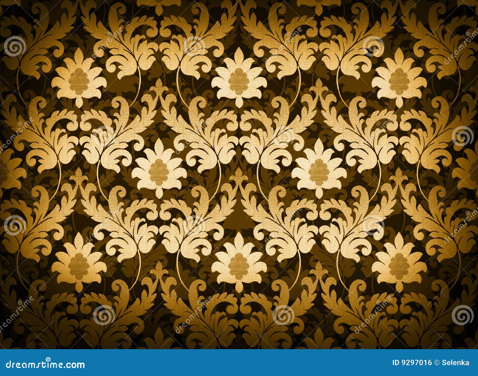 Gold Renaissance Background Stock Illustration - Illustration of ...