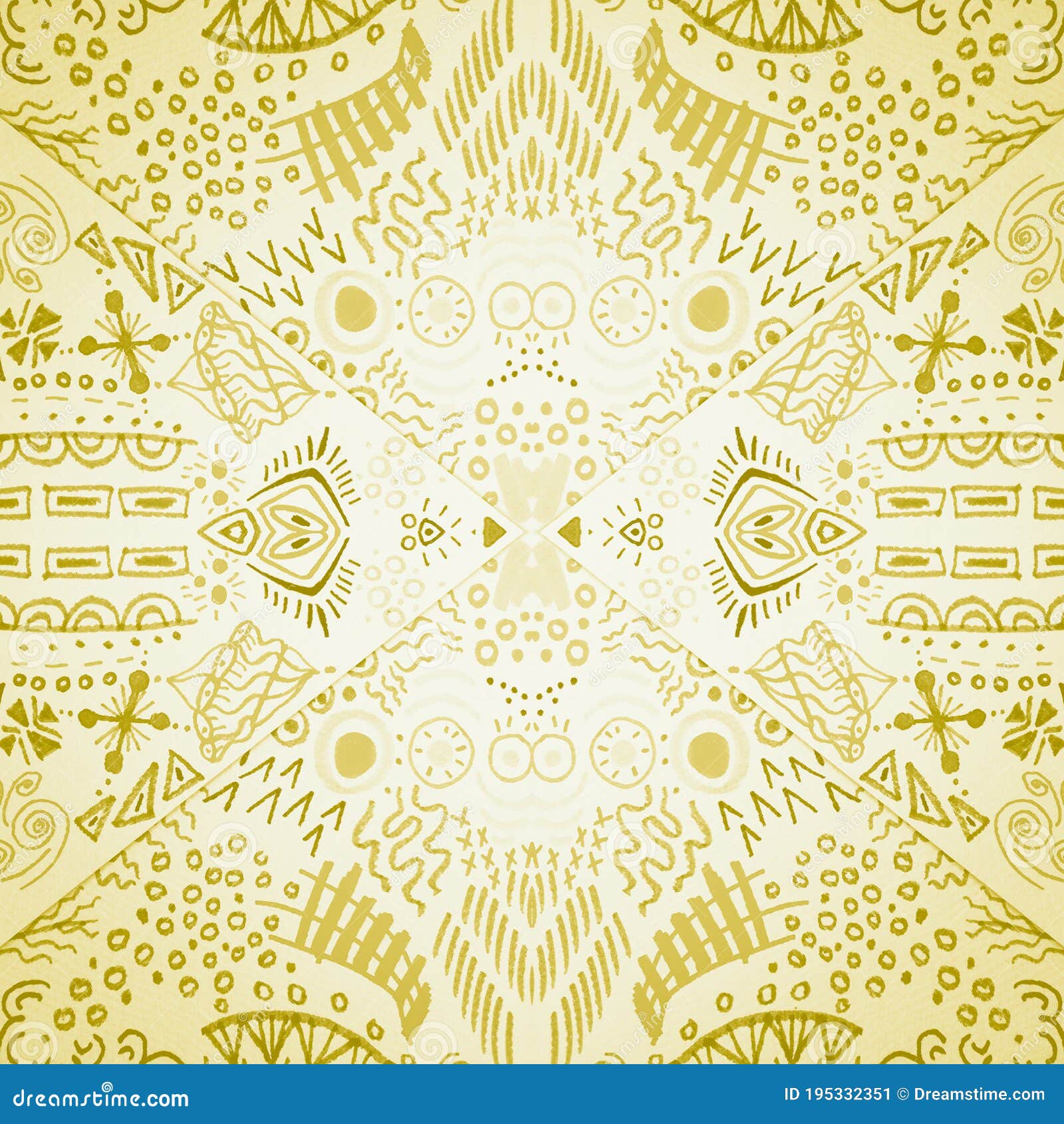 Gold Repeat. Gold African Patterns Stock Image - Image of american ...