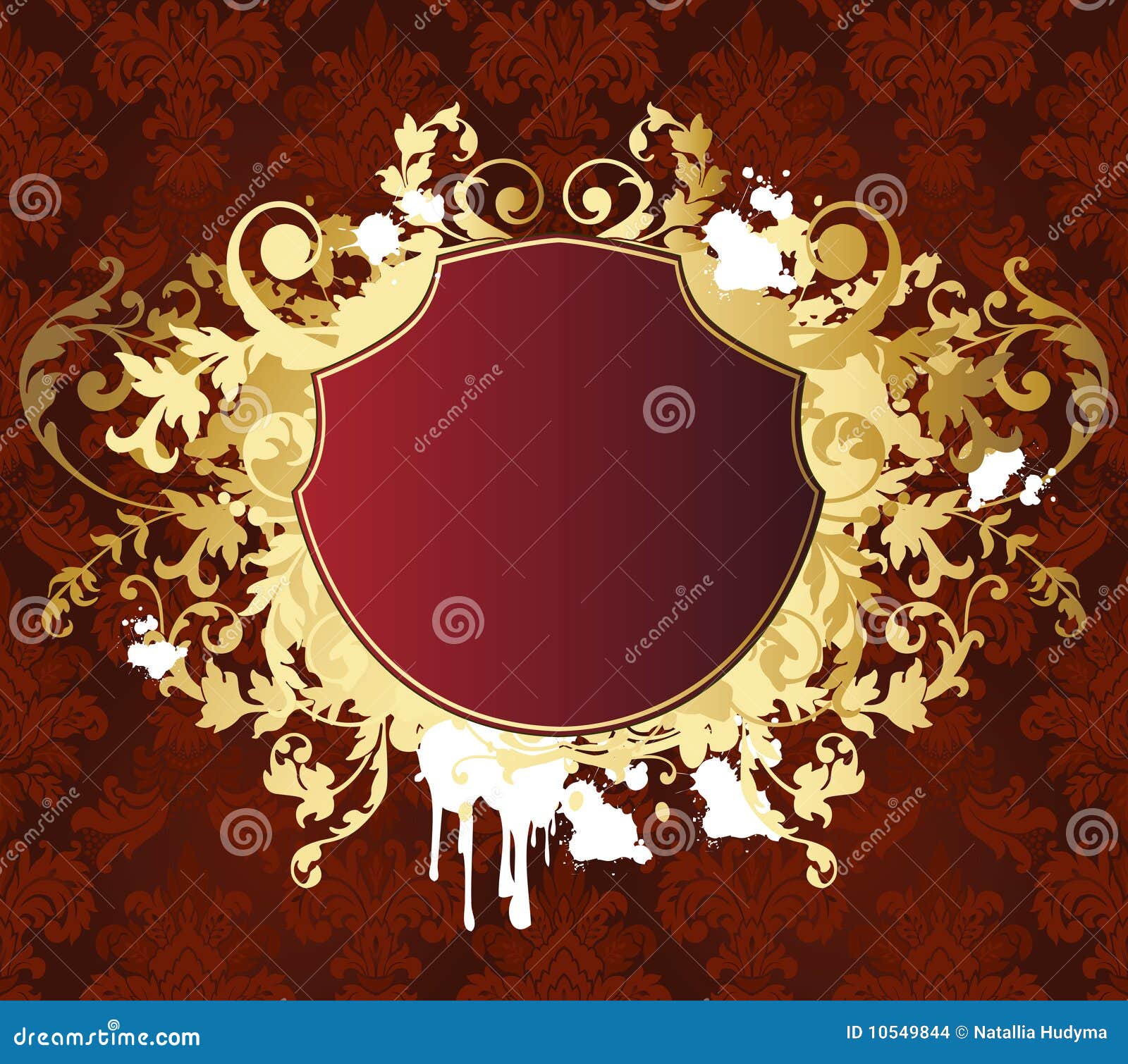 Gold Retro Vintage Wiccan Woman Logo Triple Moon Goddess, Spiral Of ...