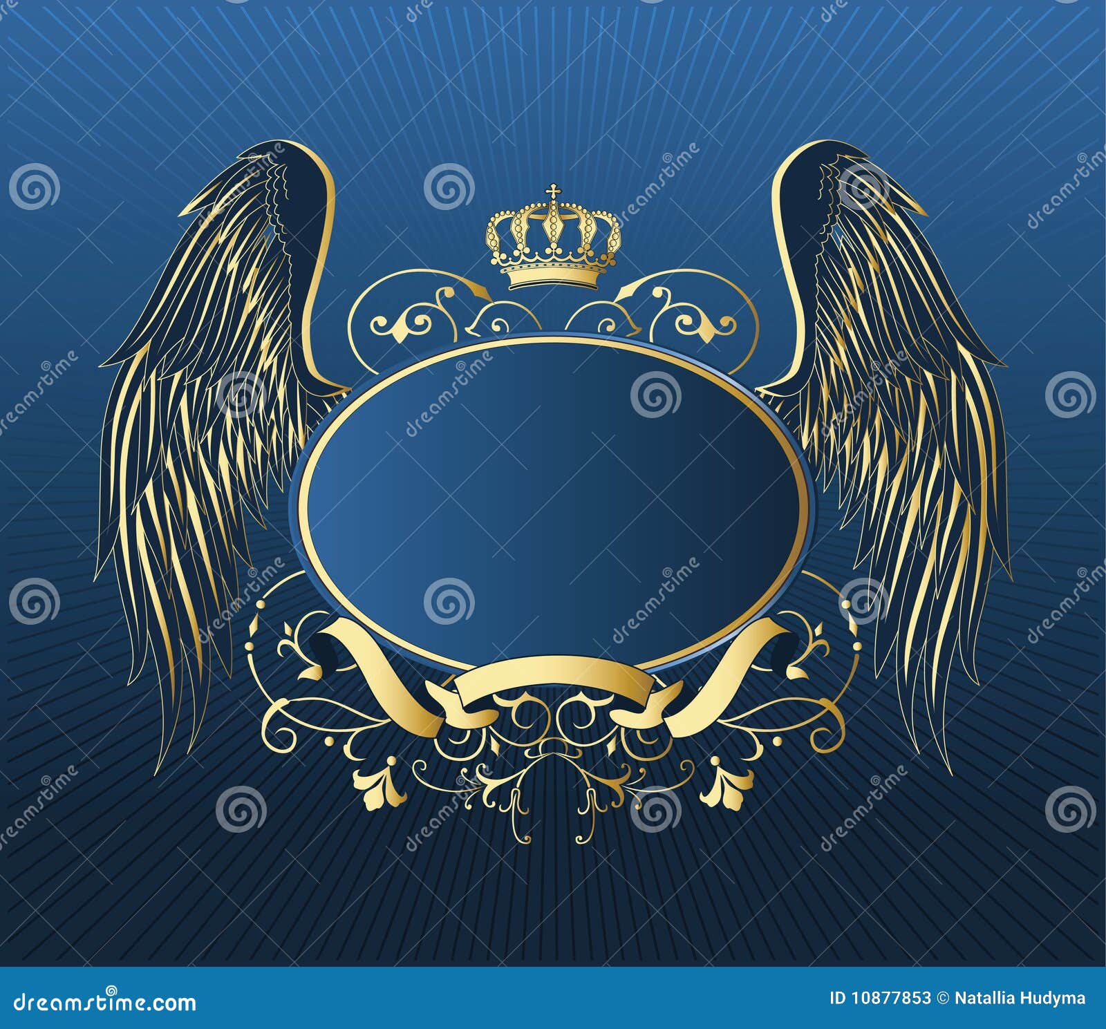 Gold Retro Vintage Wiccan Woman Logo Triple Moon Goddess, Spiral Of ...