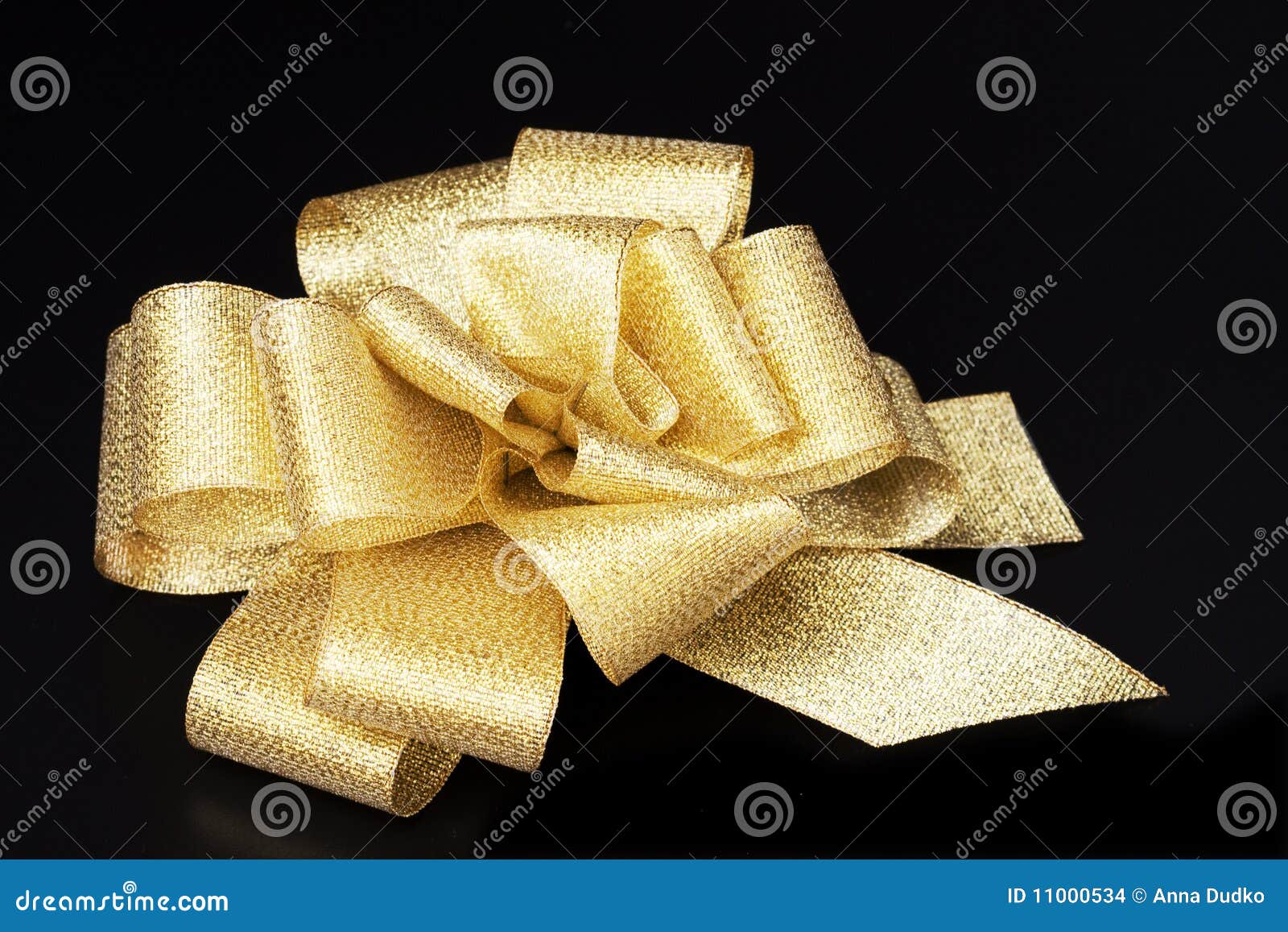 Gold ribbon stock photo. Image of idea, december, decoration - 11000534