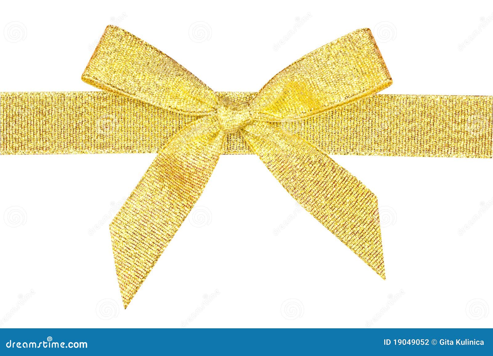 Gold ribbon. stock photo. Image of card, birthday, backgrounds - 19049052