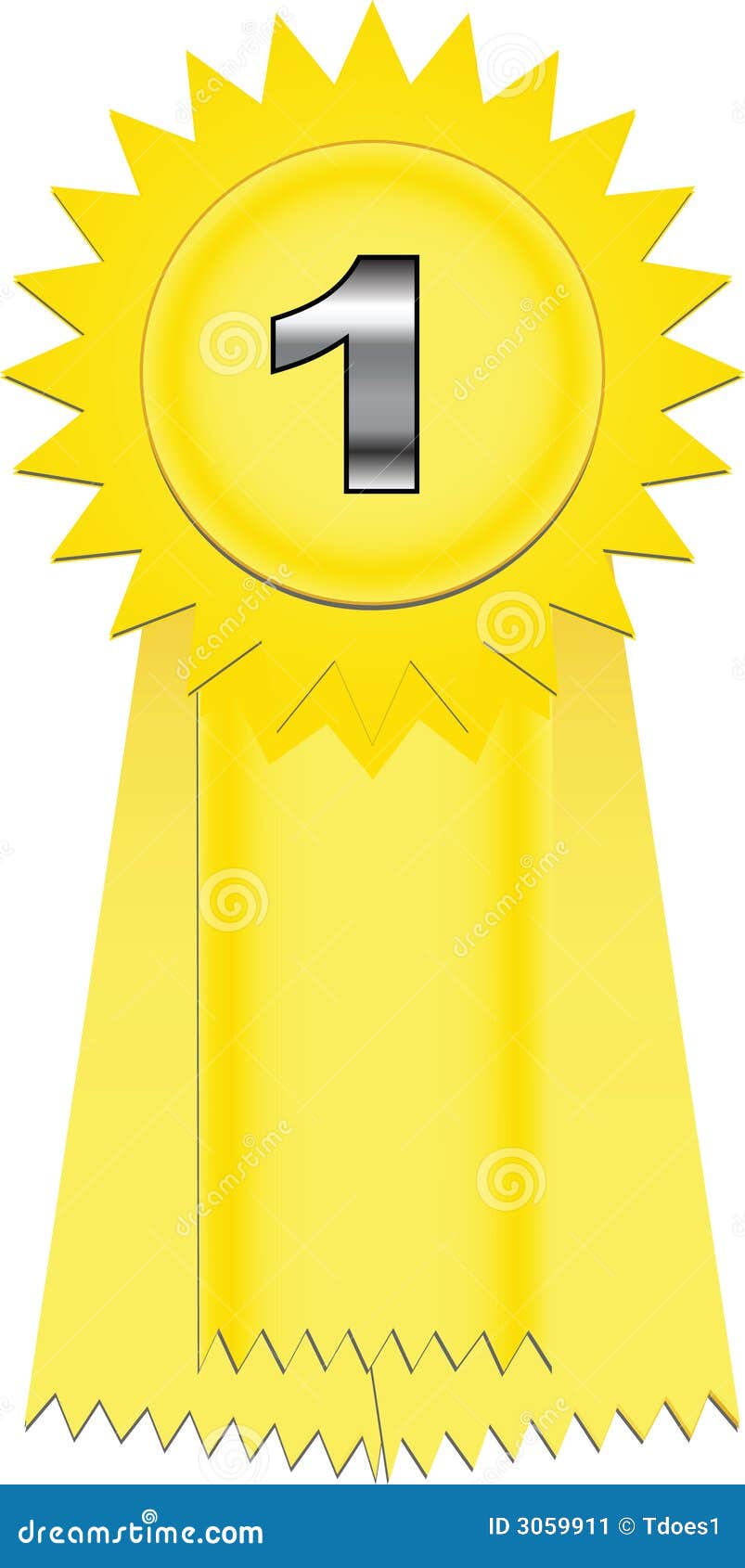 Gold Ribbon Picture. Image: 3059911