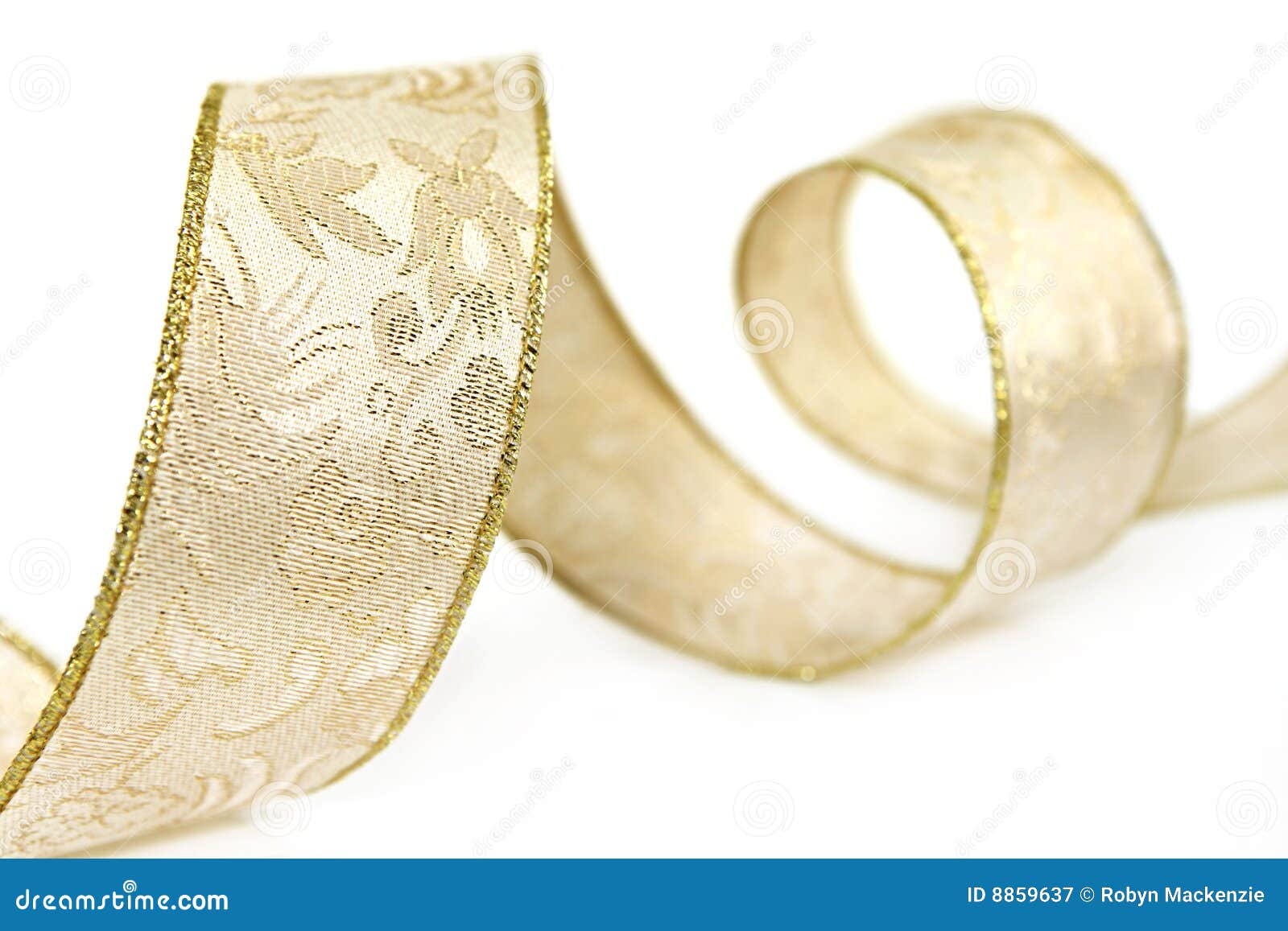 Gold Ribbon stock image. Image of shiny, haberdashery - 8859637
