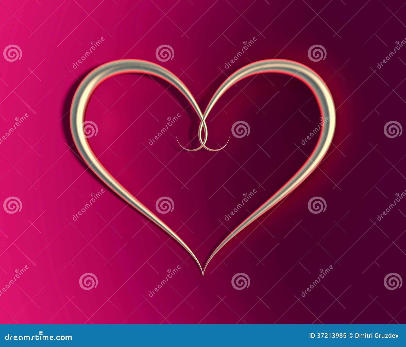 Gold Ring heart shape stock illustration. Illustration of black - 37213985