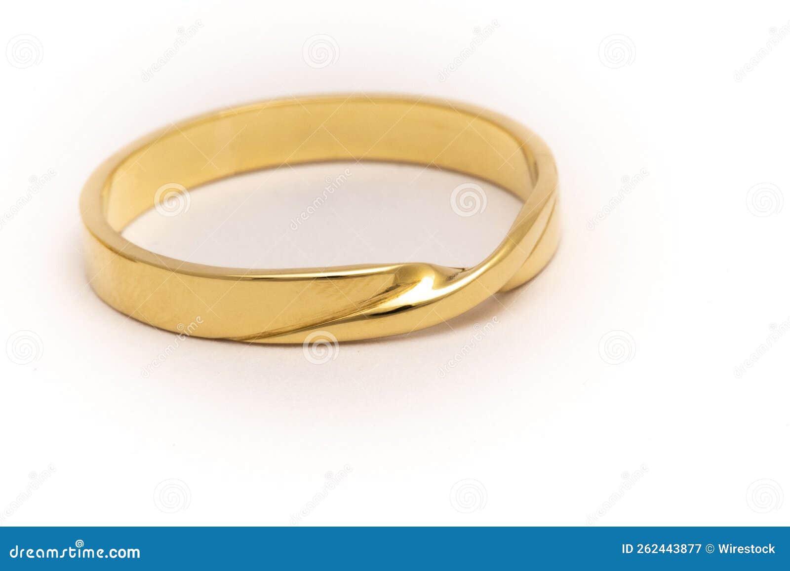 Gold Ring Isolated on a White Background Stock Image - Image of golden ...