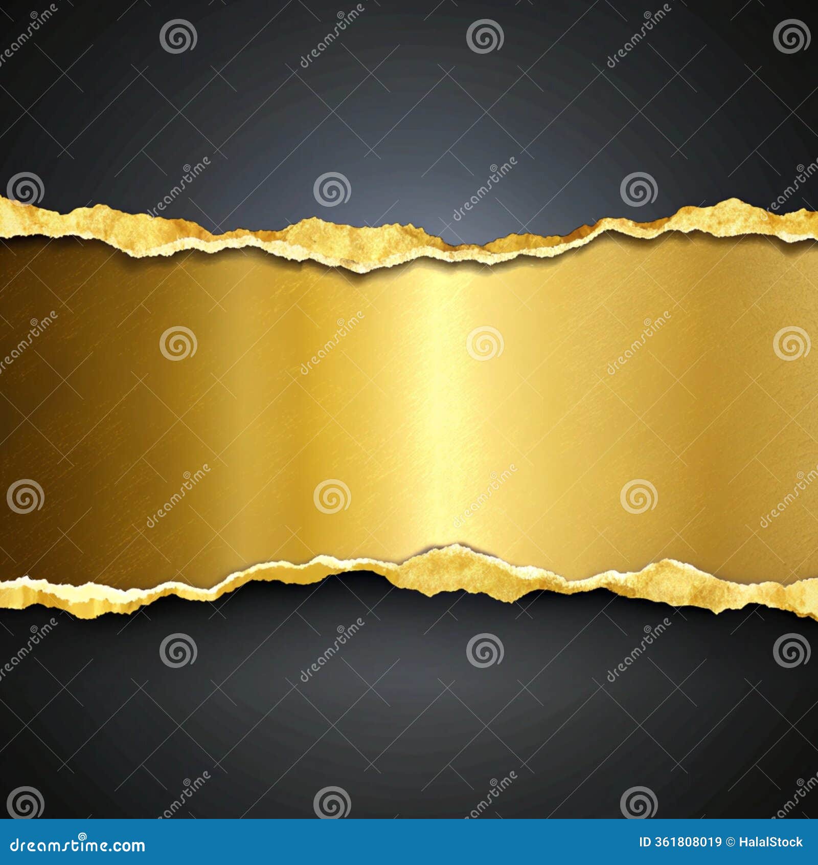 Gold Ripped Paper Texture on Black Background for Creative Design ...