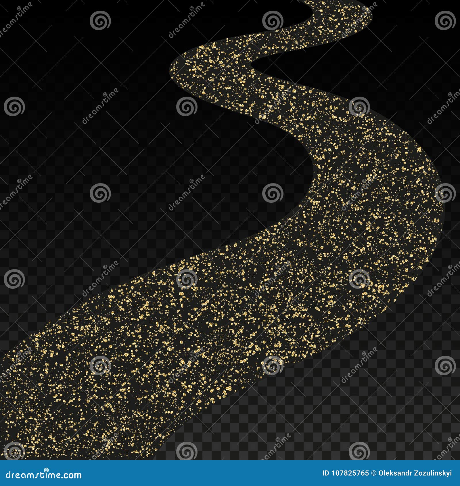 Gold Road Barrier Icon Isolated On White Background. Symbol Of ...