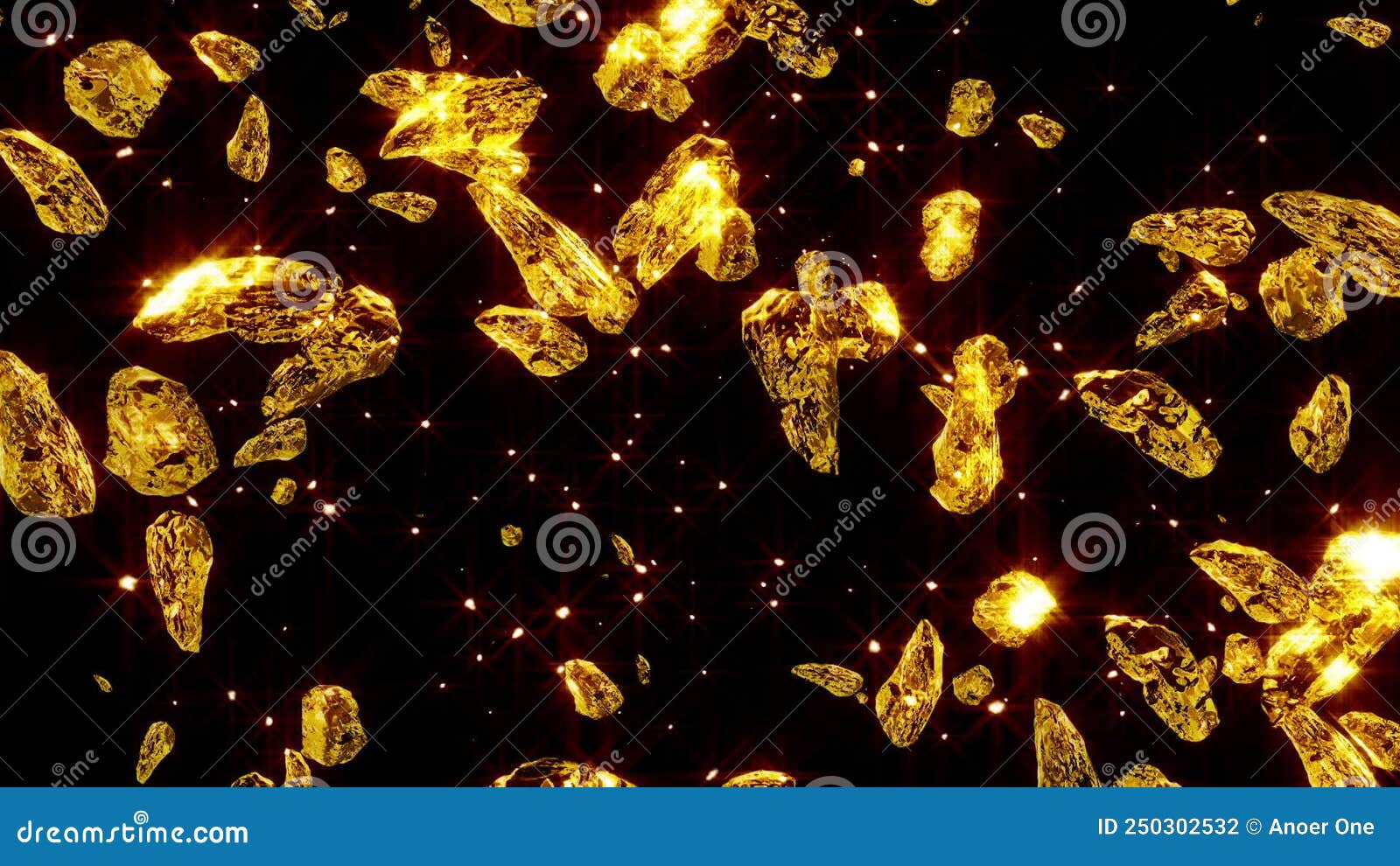 Gold Rock and Star Explosion Particle Animation Stock Footage - Video ...
