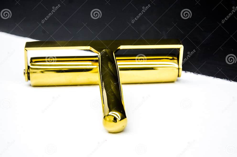 Gold roller stock image. Image of gold, golden, black - 136412545