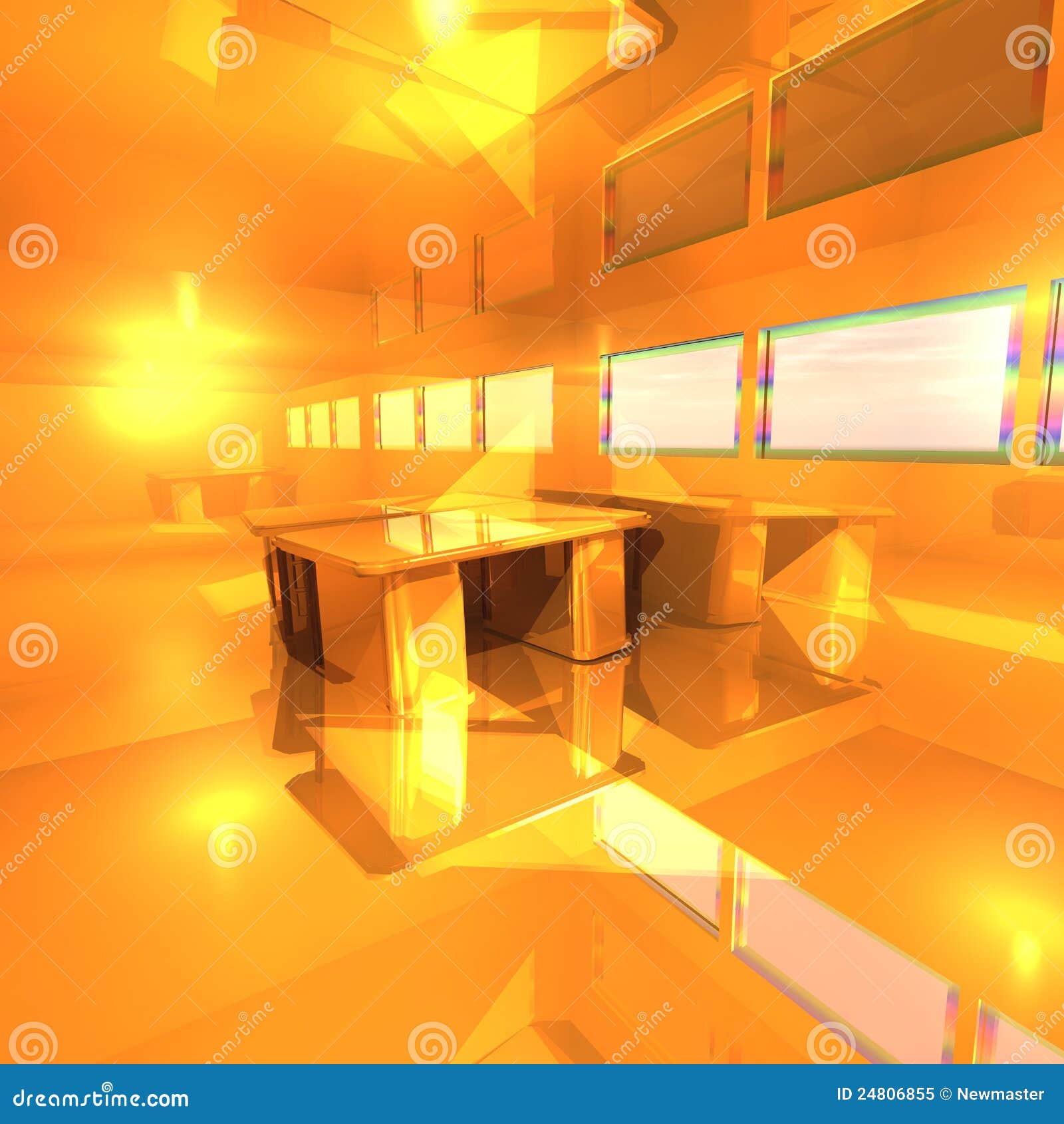 Gold Room with stock illustration. Illustration of floor - 24806855