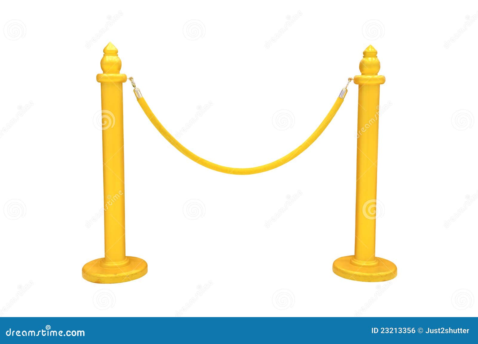 Gold rope barrier stock photo. Image of metal, glamour - 23213356