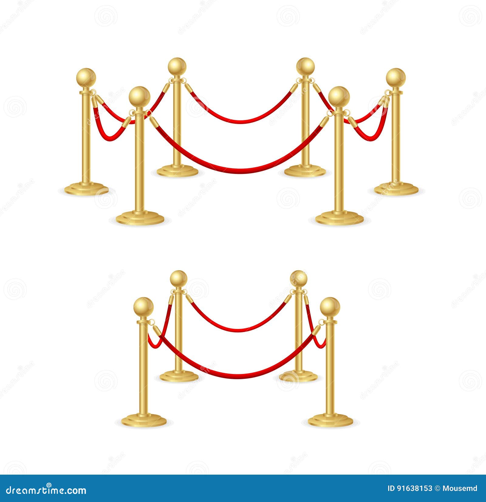 Red Rope Barrier Stanchions Turnstile Facecontrol Square Stage Podium ...