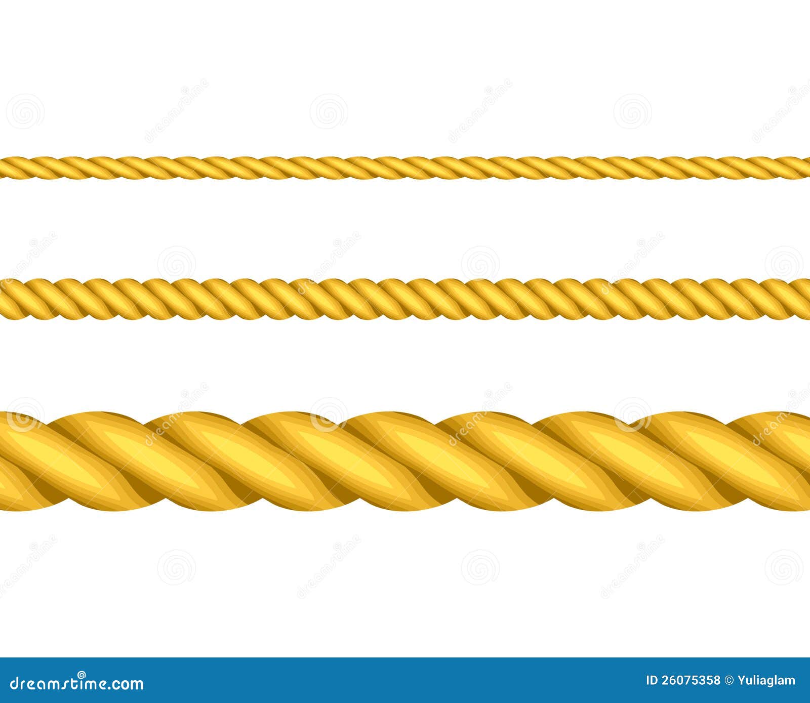 Rope With Gold Ends at David Sells blog
