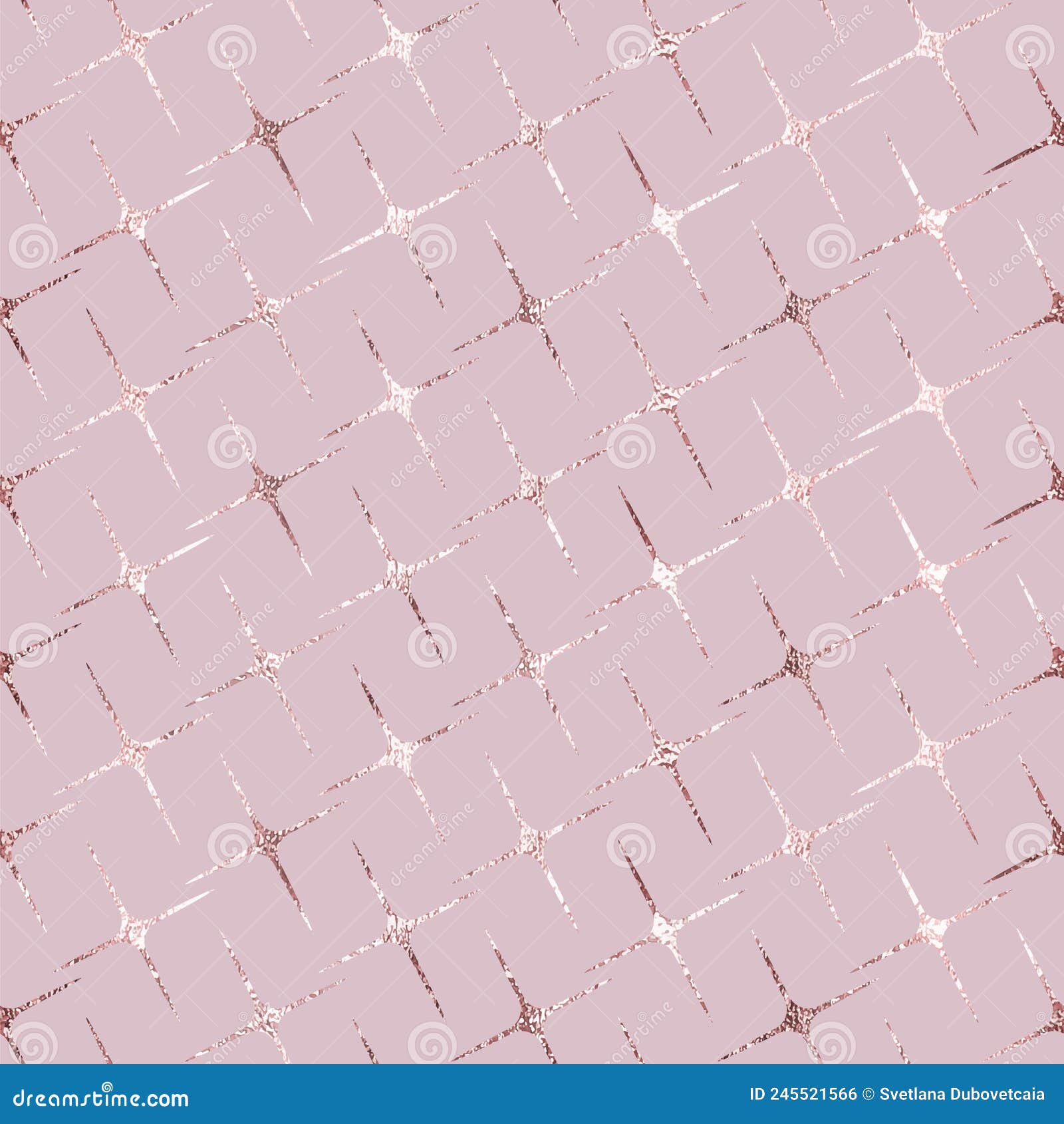 Gold Rose Seamless Pattern. Repeat Geometric Background. Repeated ...