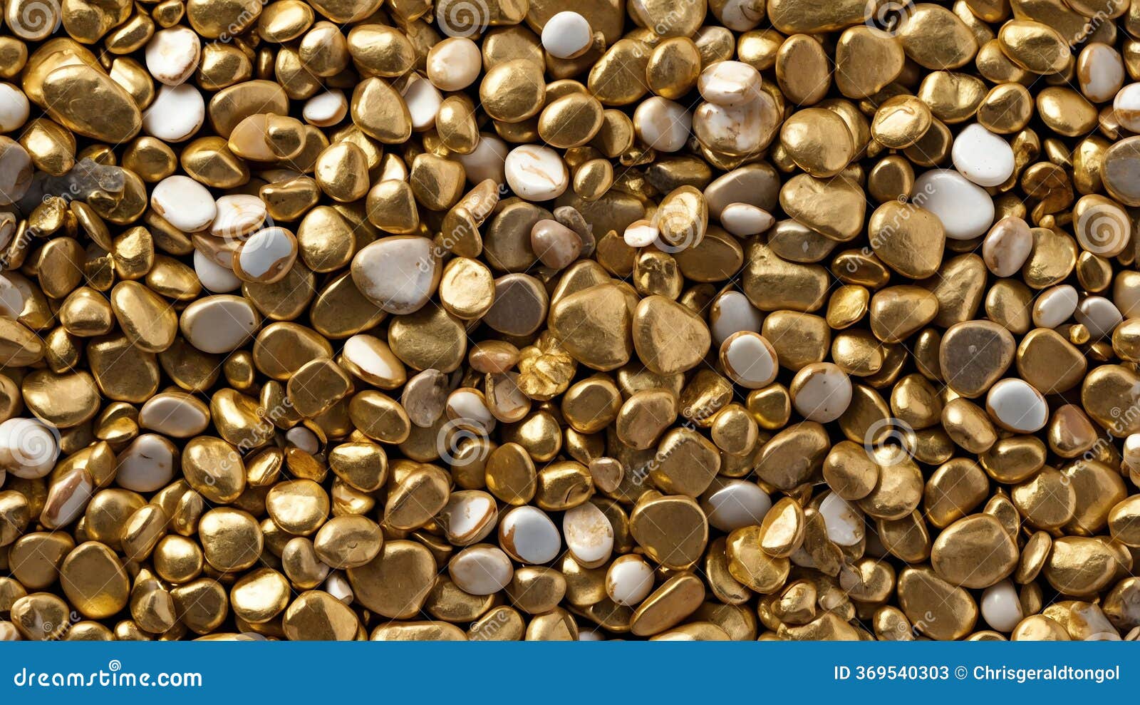 Gold Rough Pebbles Flat Surface Texture Backg Ai Generated Royalty-Free ...