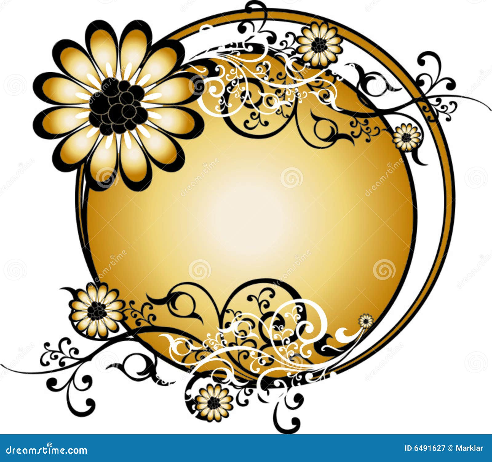 Gold Round Background Vector Royalty Free Stock Photography - Image ...