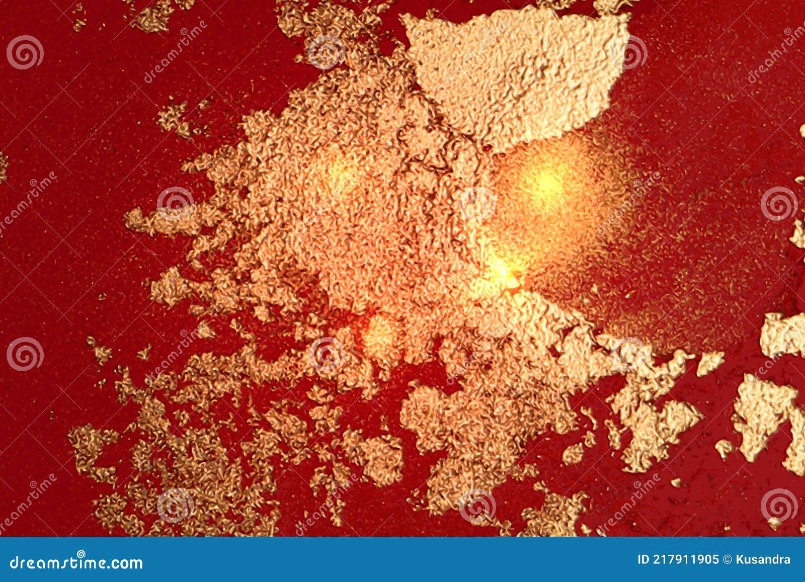 Gold and Ruby Red Marble Texture with Sparkles. Abstract Vector ...