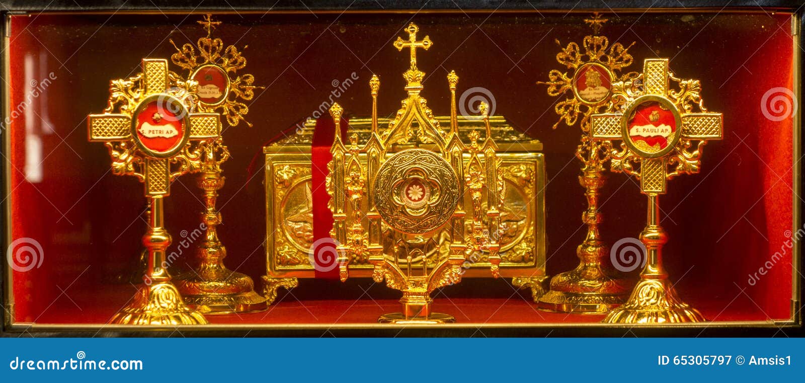 Gold saint relics editorial photography. Image of remain - 65305797