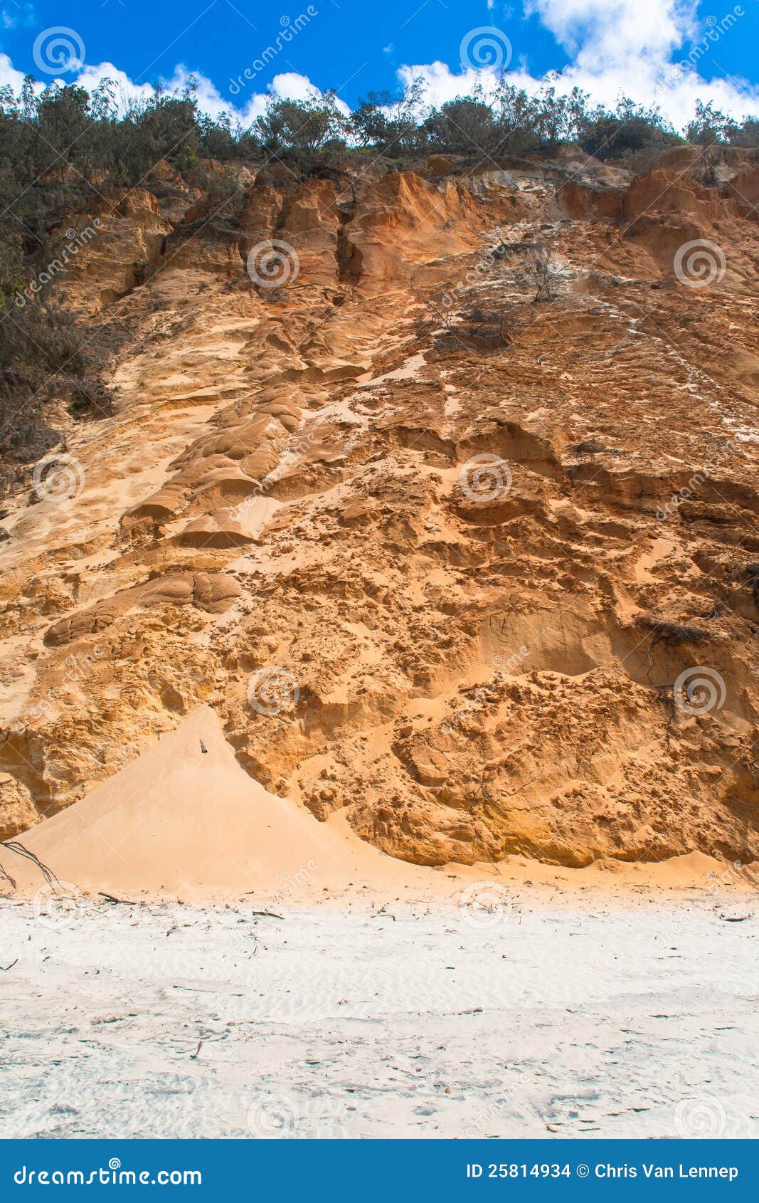 Gold Sand Color Hillside stock photo. Image of white - 25814934