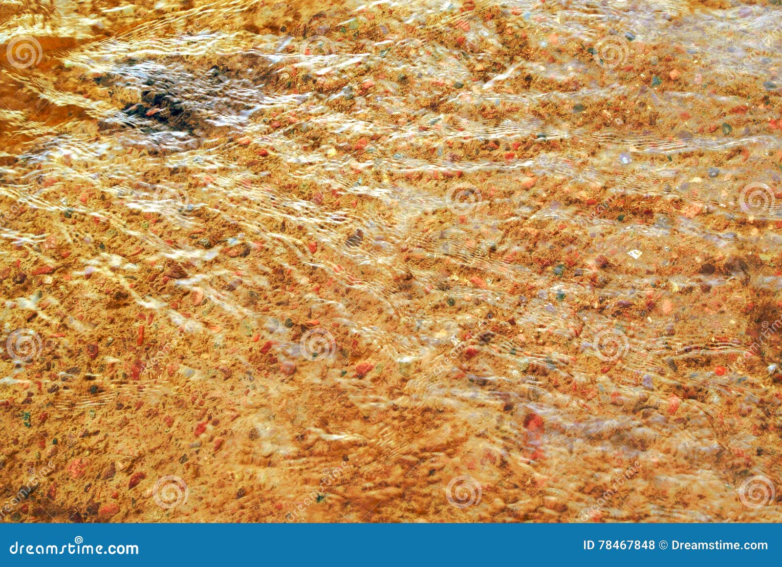 Gold sand in the river stock photo. Image of beautiful - 78467848