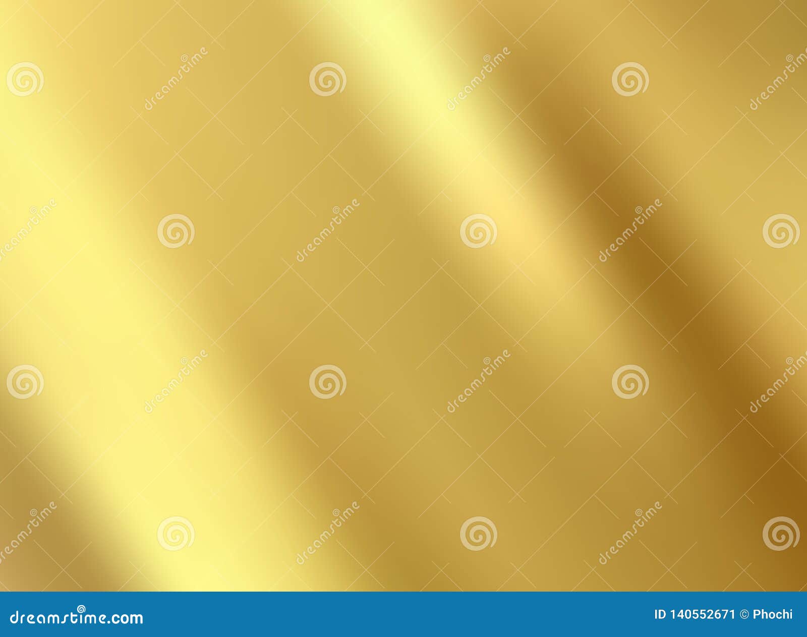 Gold Satin And Silk Cloth Fabric Crease Background And Texture Stock