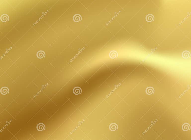 Gold Satin And Silk Cloth Fabric Crease Background And Texture Stock