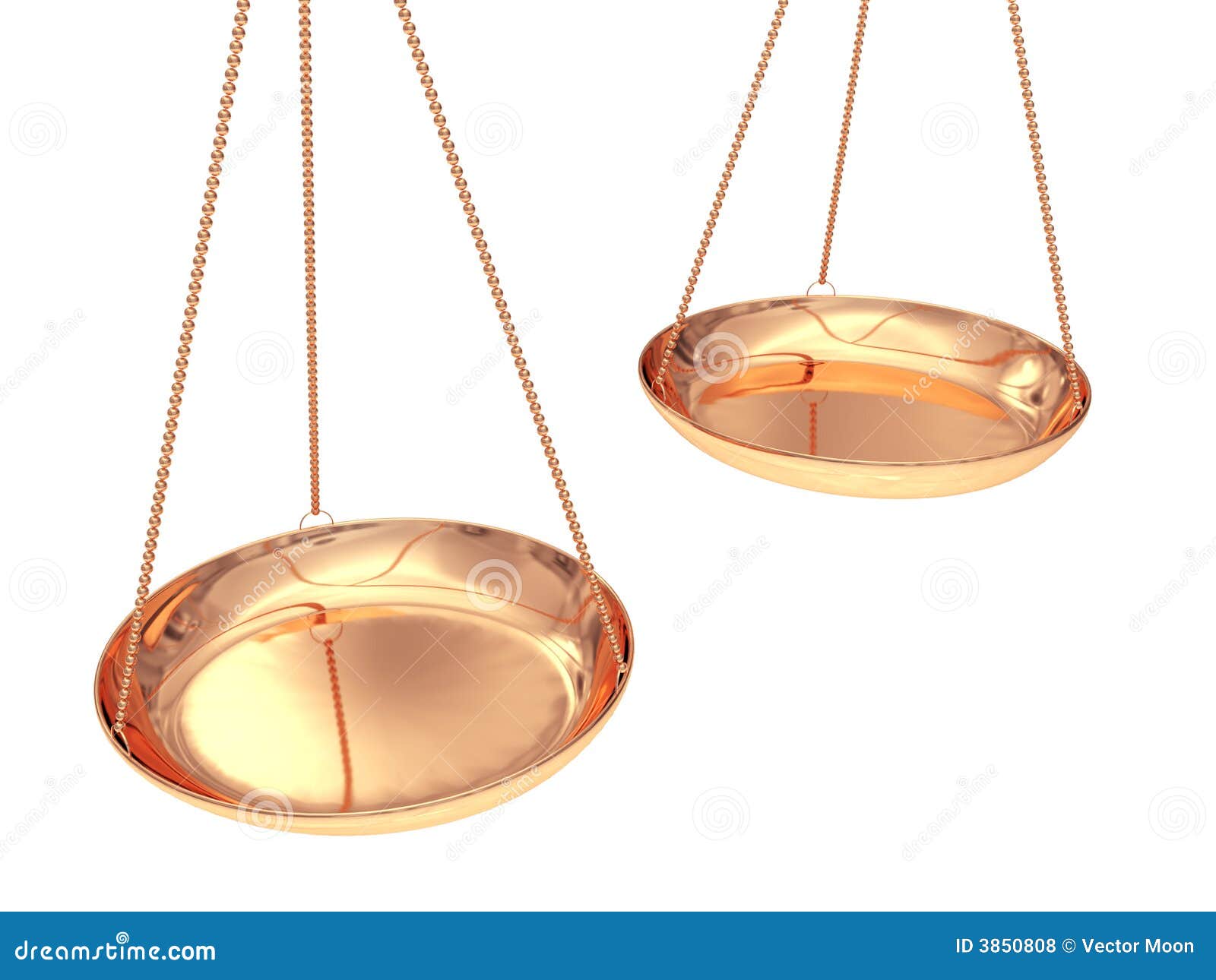 Gold Scales Isolated on White Stock Illustration - Illustration of sign ...