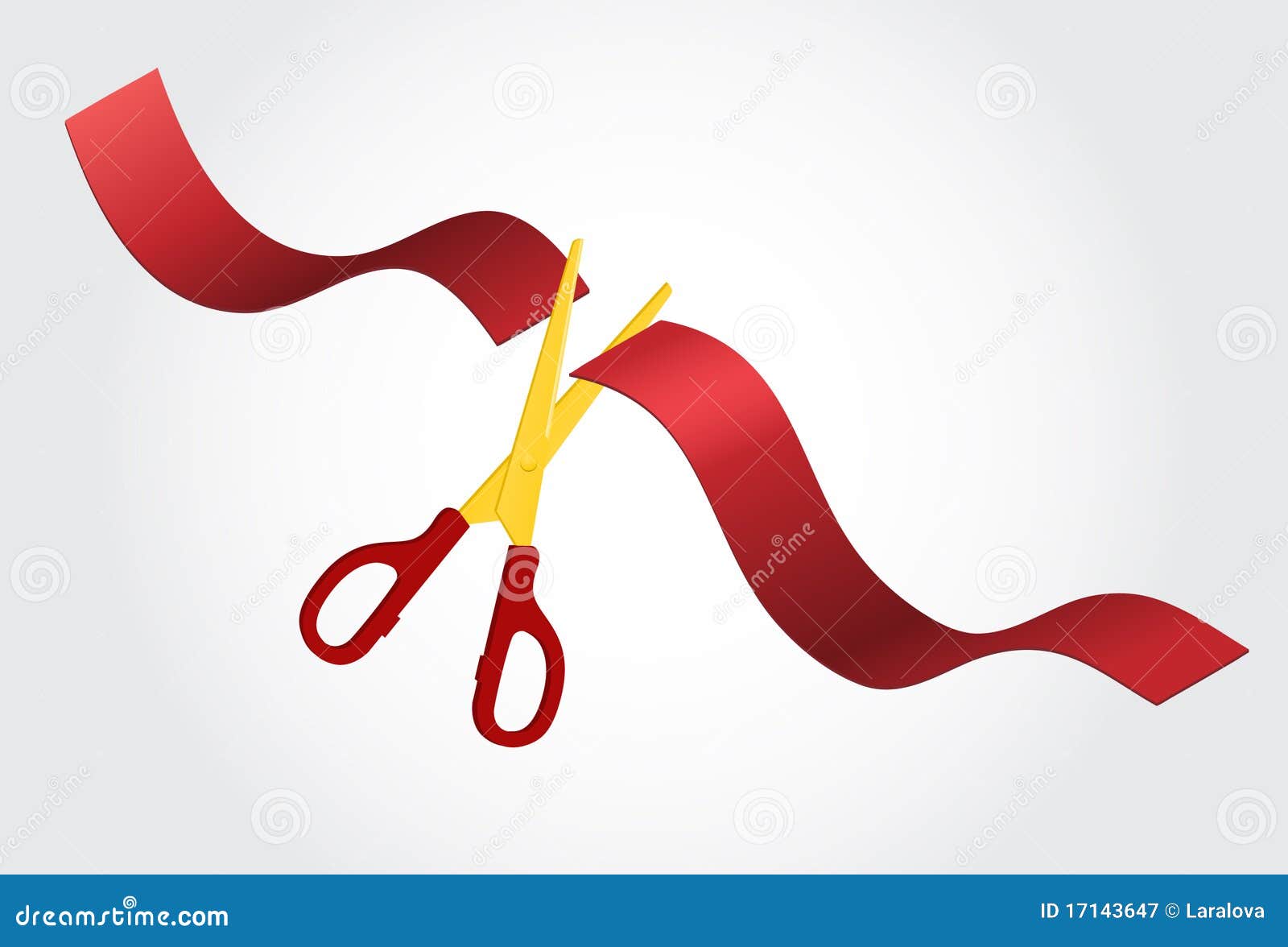 Gold Scissors Cartoon Vector | CartoonDealer.com #33028099