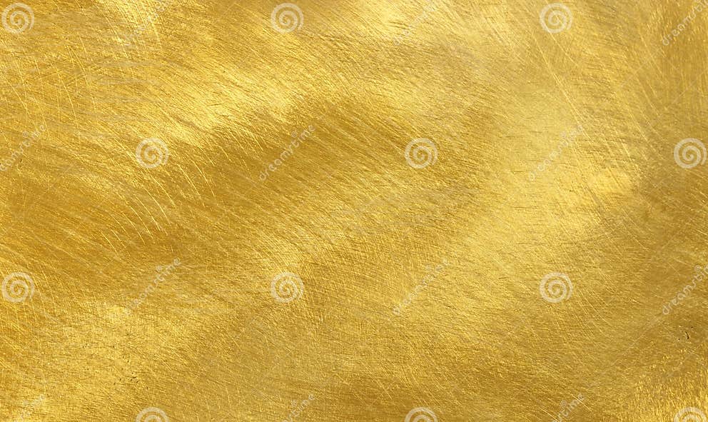 Gold scratched metal sheet stock illustration. Illustration of sleek ...