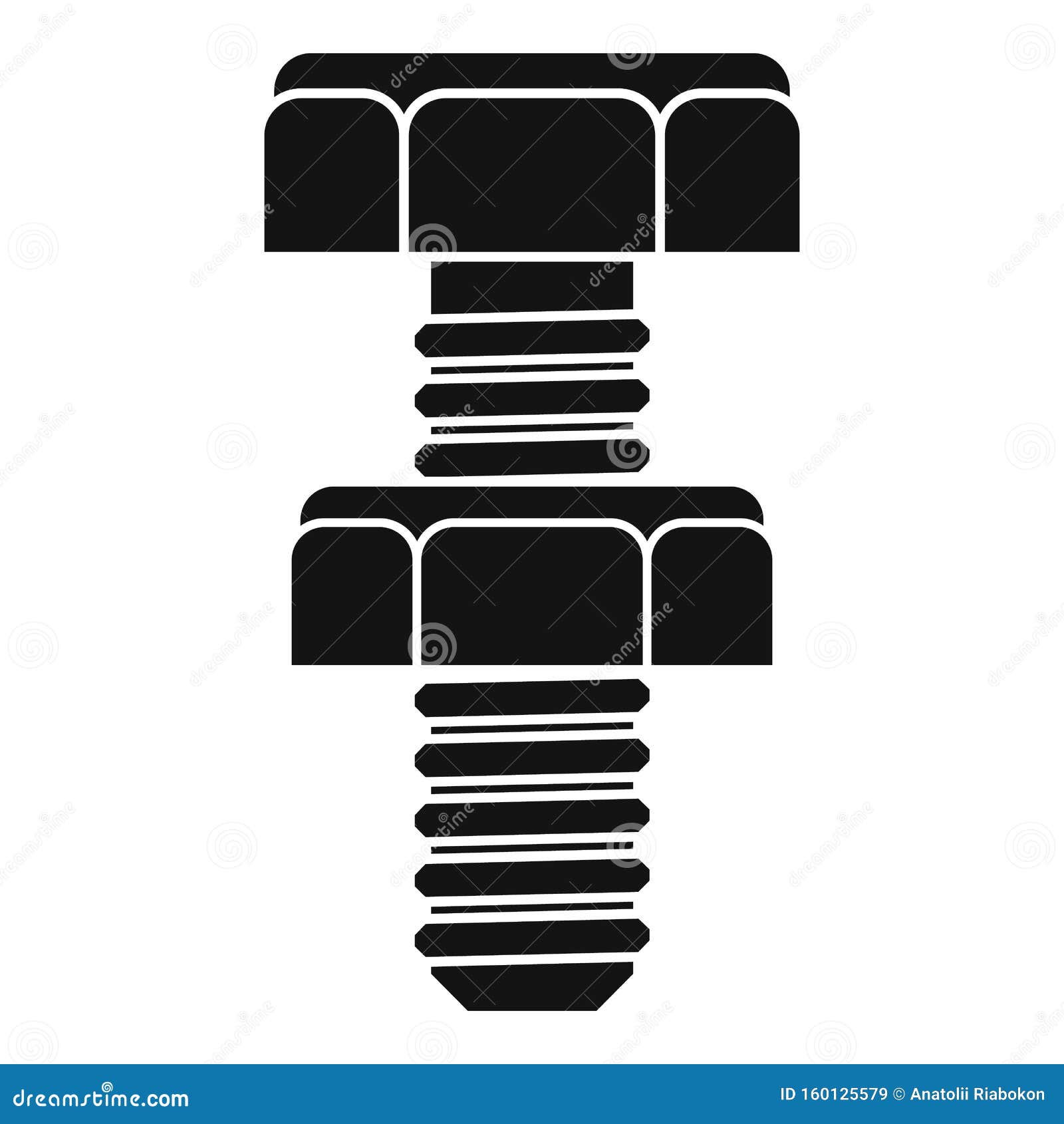 Gold Bolt Icon, Simple Style Stock Vector - Illustration of ...