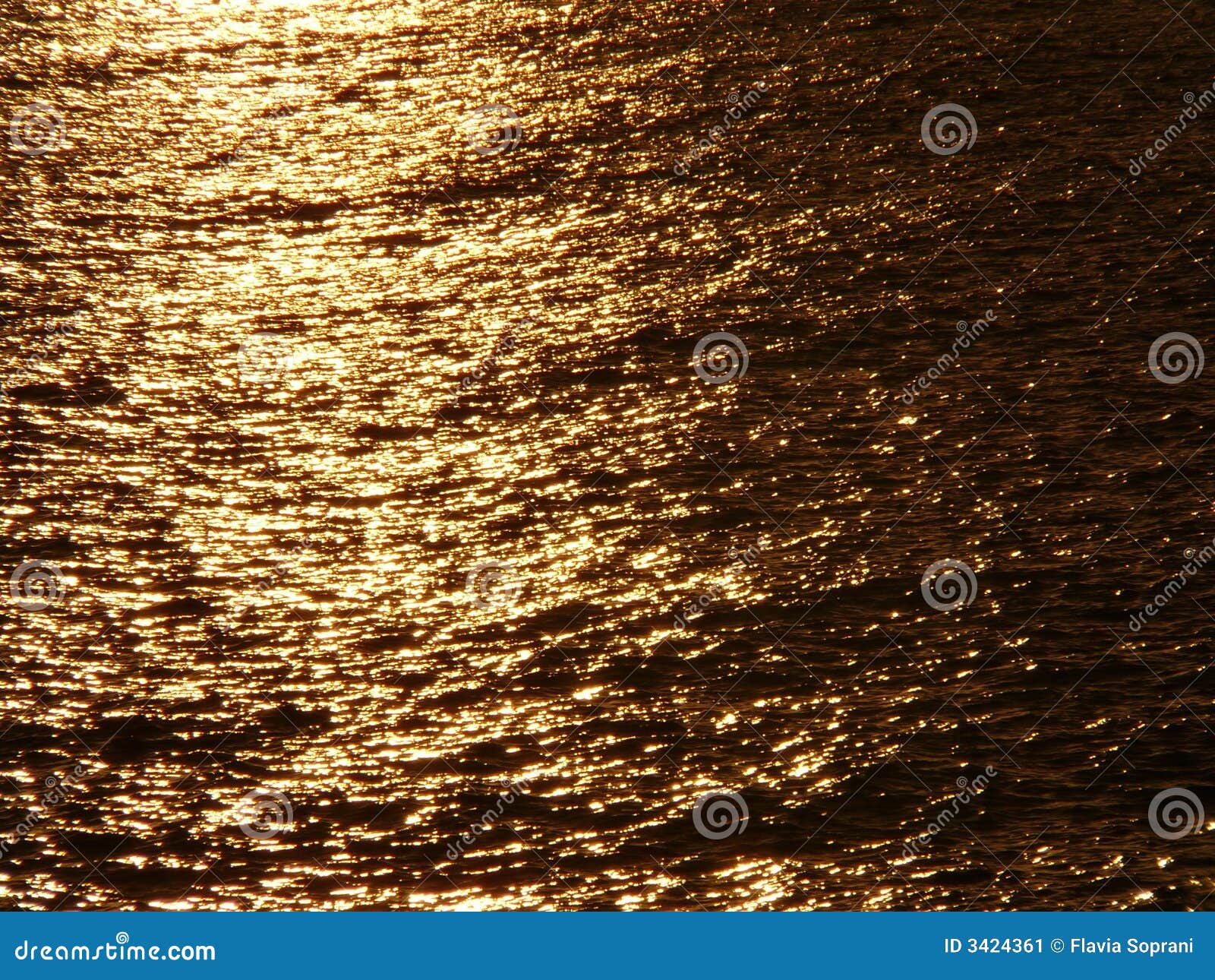 Gold sea stock image. Image of reflect, abstract, corrugated - 3424361