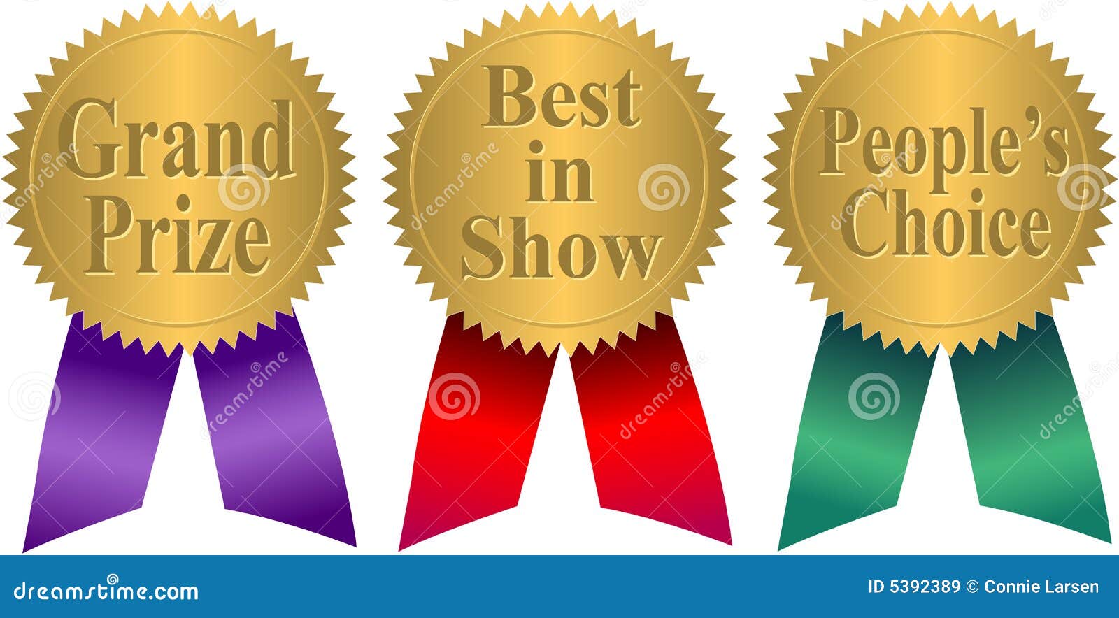 Gold Seal Award Ribbons/eps Stock Vector - Illustration of icon ...