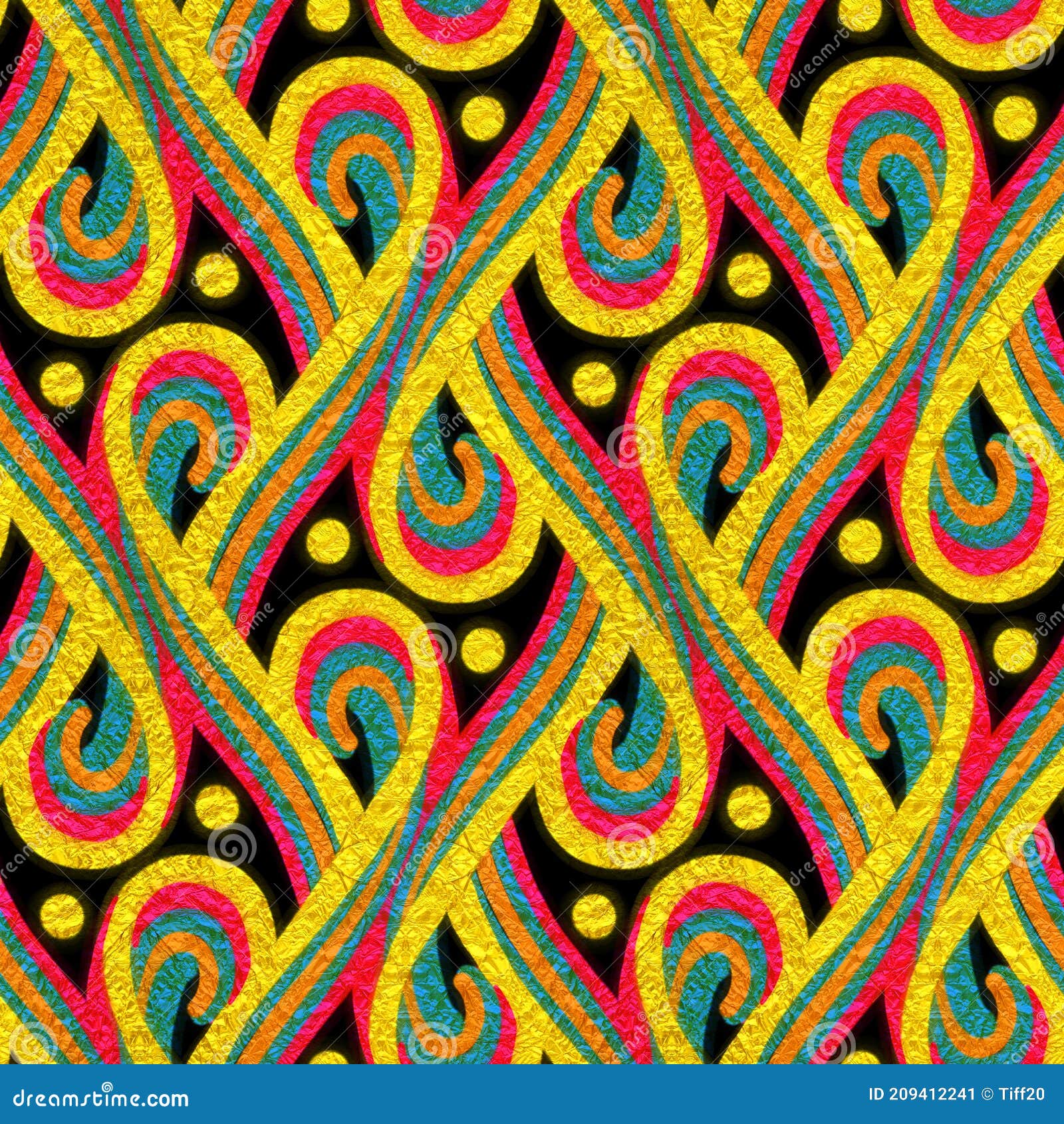 Gold seamless pattern stock image. Image of lace, interlaced - 209412241