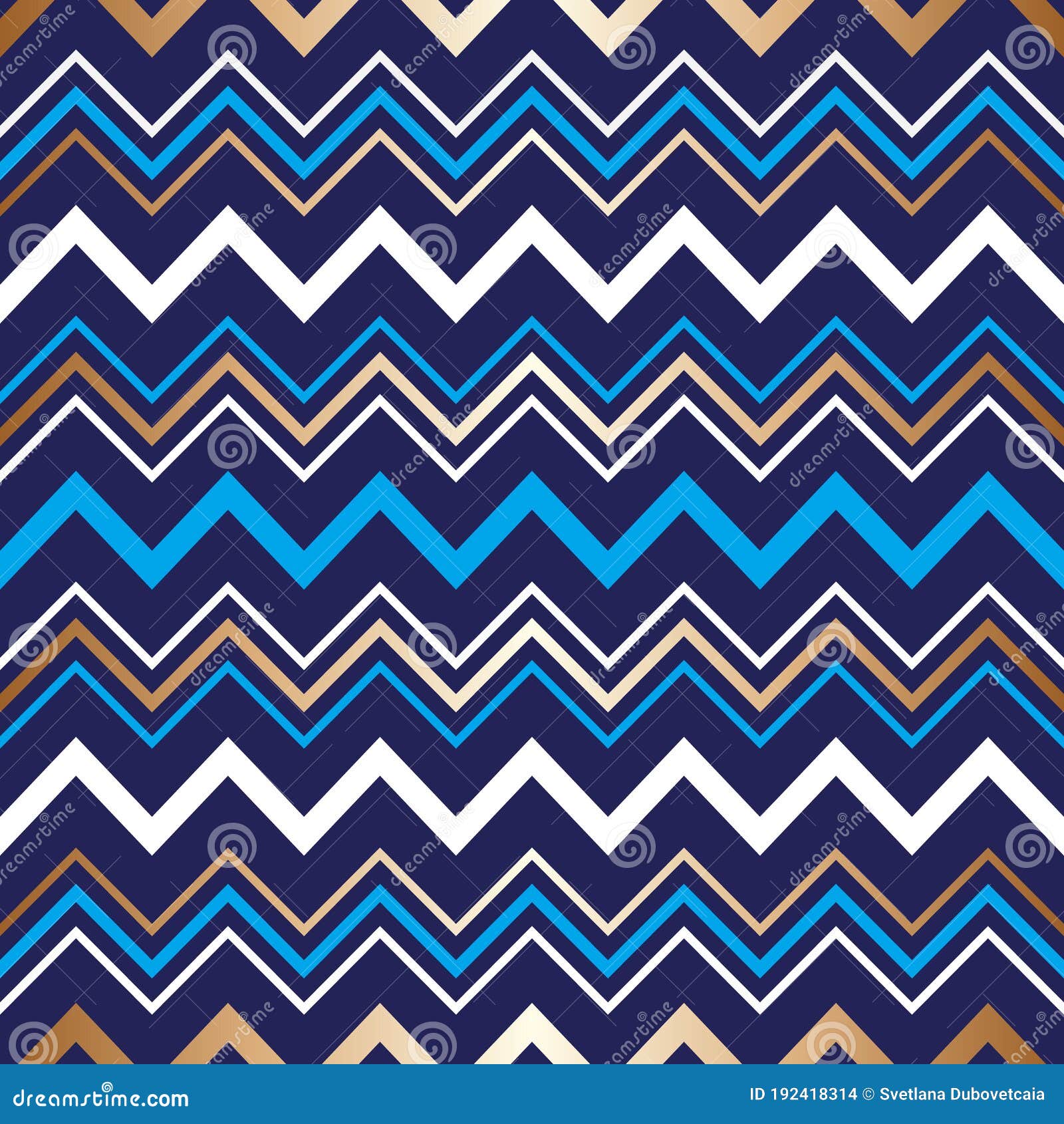 Gold Seamless Pattern. Background Stripe Chevron. Elegant Zigzag Lines ...