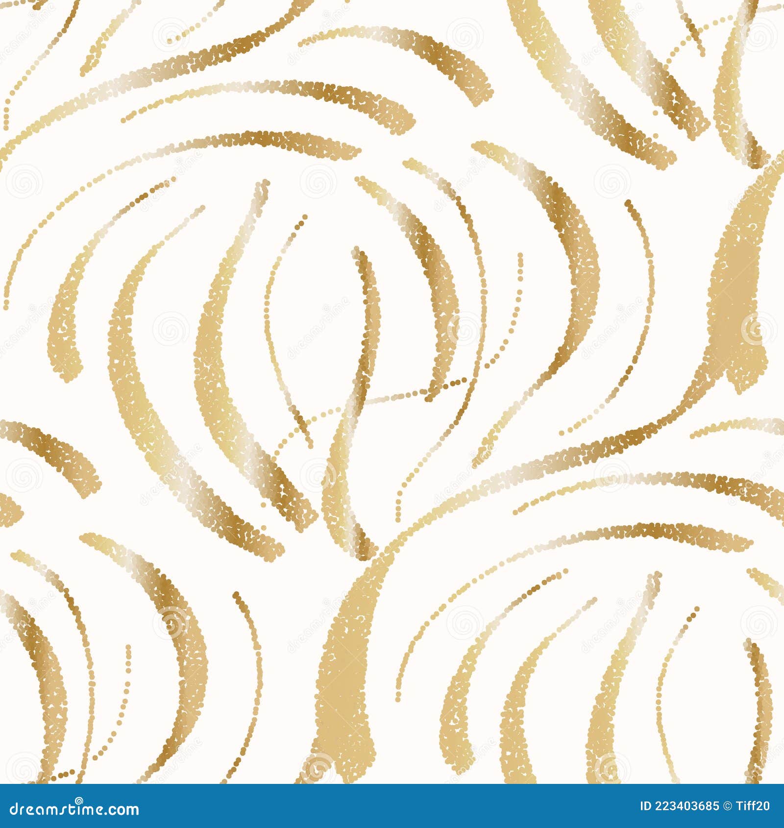 Gold seamless pattern stock vector. Illustration of decorative - 223403685