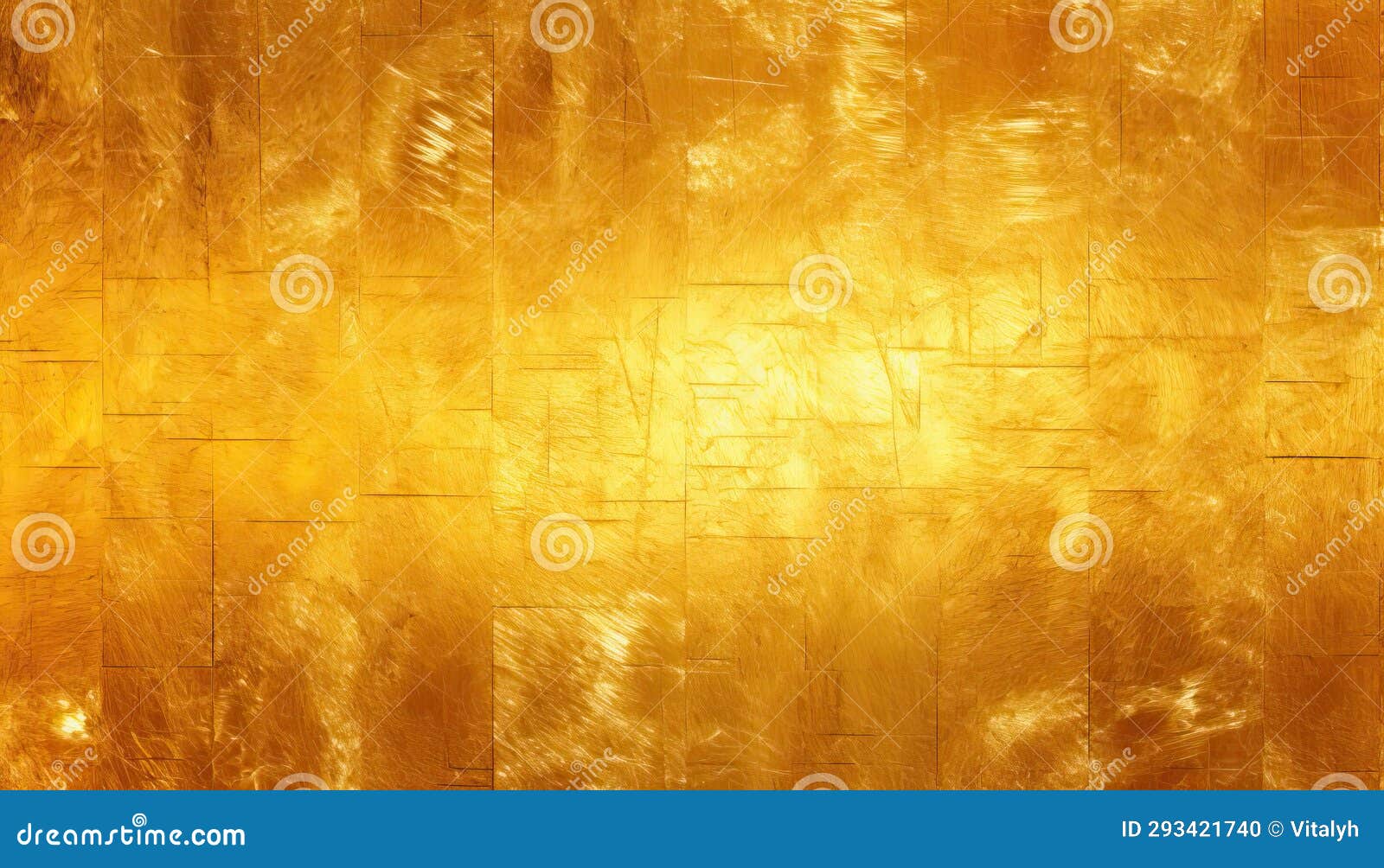 Gold Shabby Surface with Rectangles. Abstract Golden Texture Surface ...