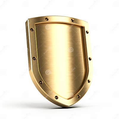 Gold shield stock illustration. Illustration of frame - 22947212