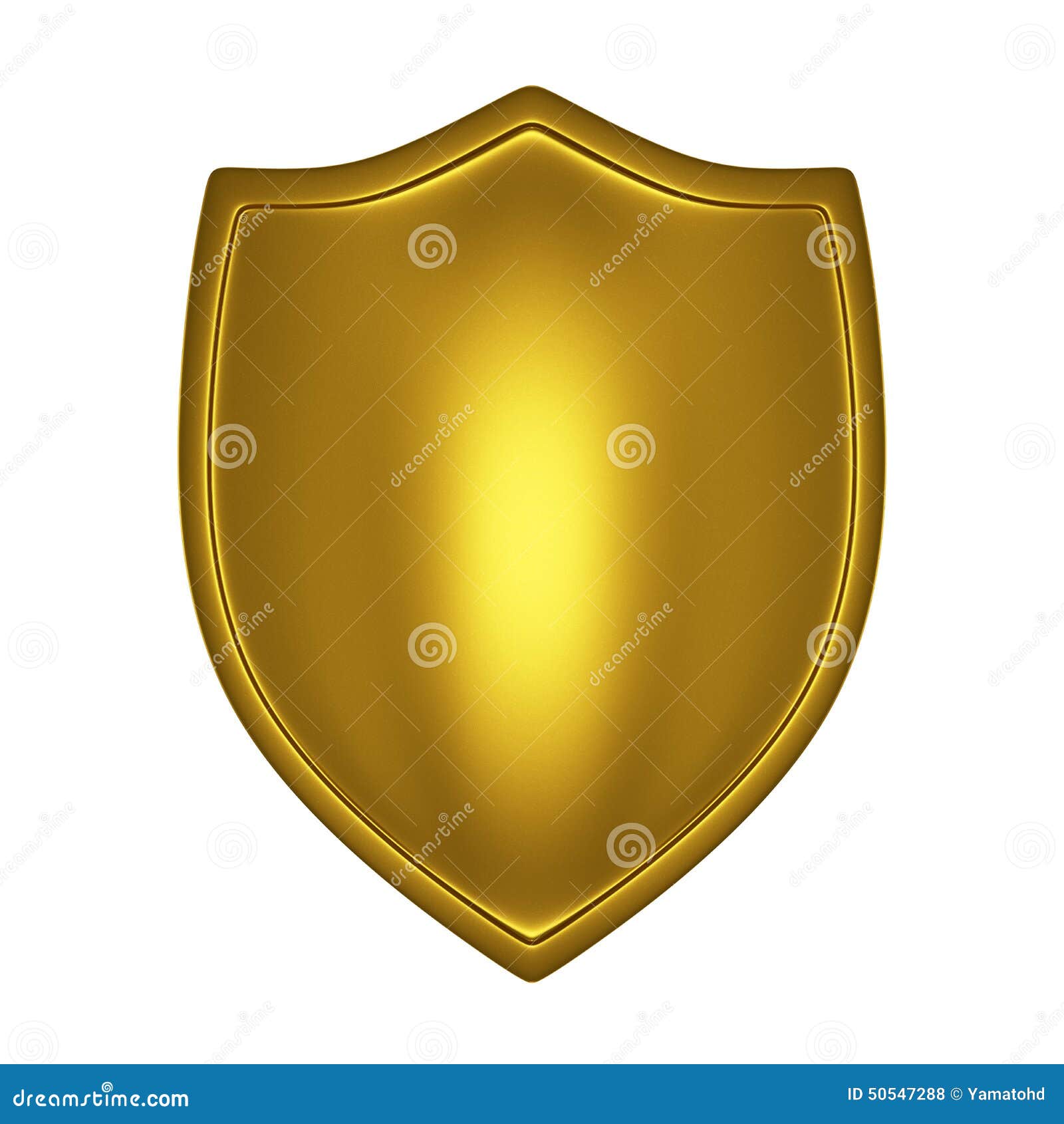Gold shield front lit stock illustration. Illustration of front - 50547288